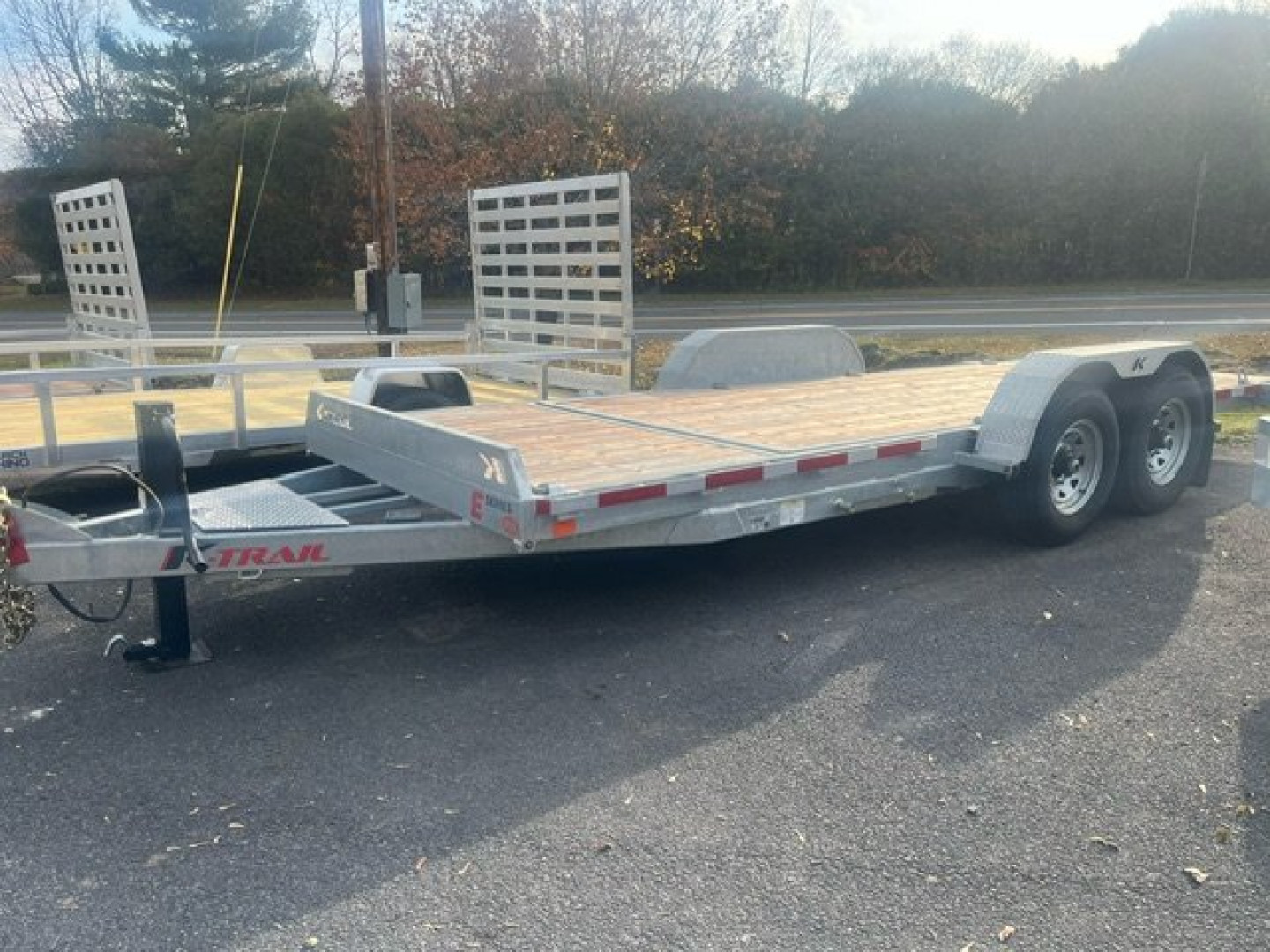 New 2023 K-Trail Galvanized Gravity 82" X 16'+4'-14K GVW Tilt Trailer ...