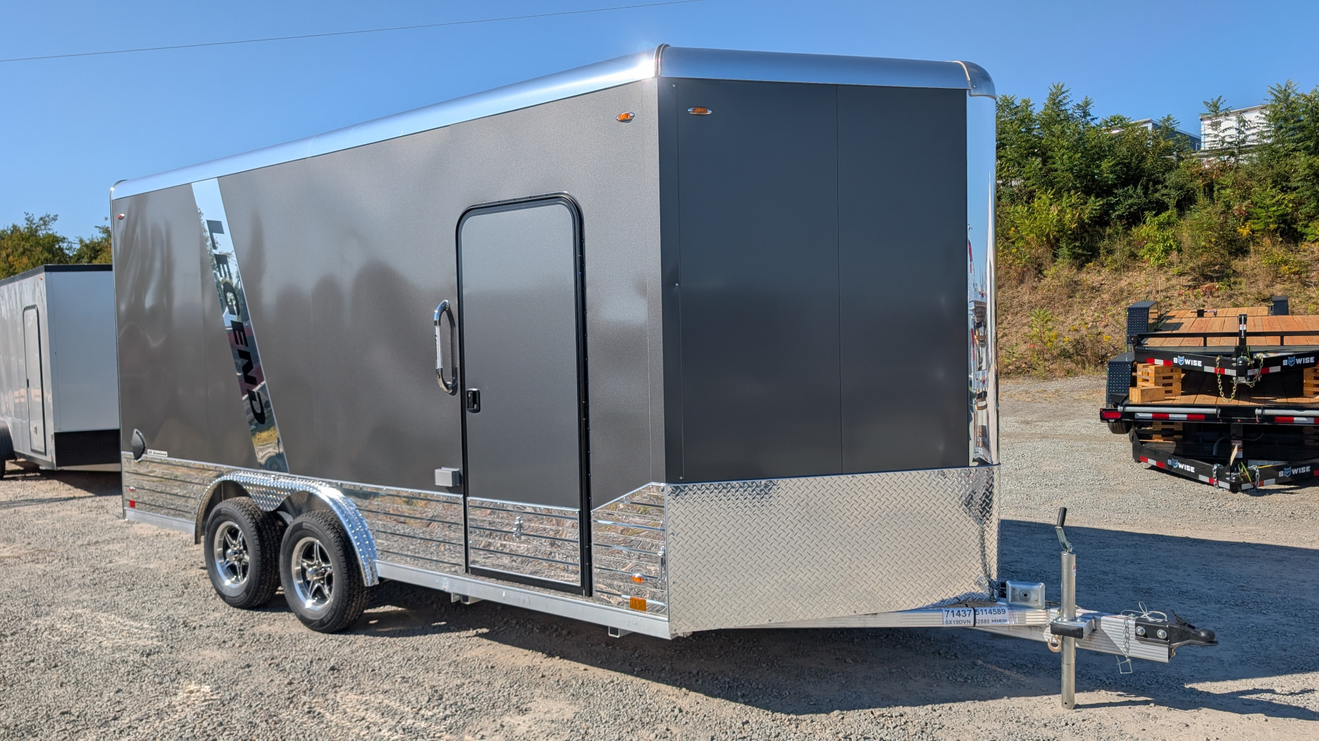 New 2026 Legend 8x16 + 3' Deluxe V-Nose Cargo Trailer w/ Ramp Door for ...