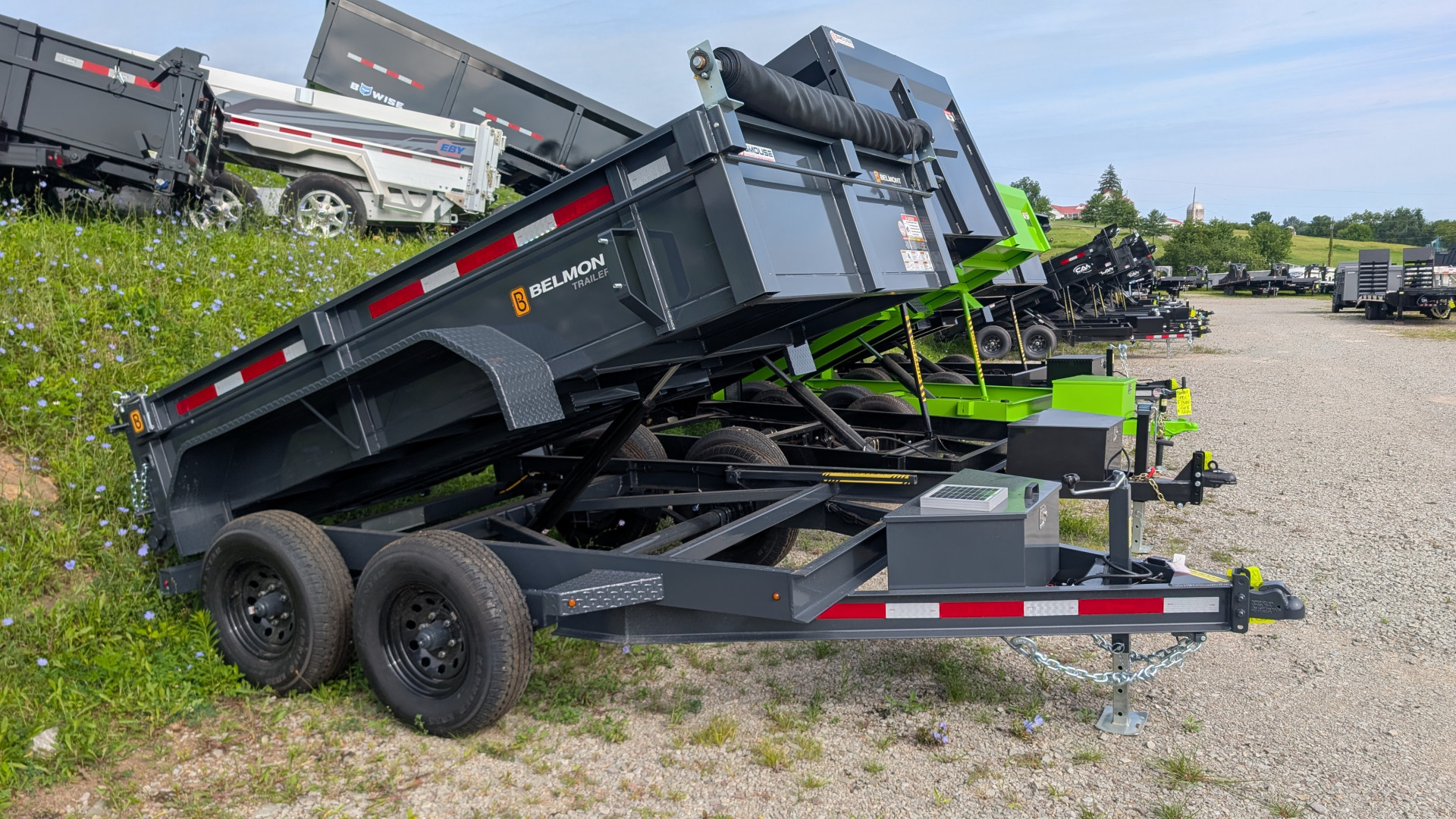New 2025 Belmont 6x10 Lo Pro Equipment Dump w/ 3 Way Gate (PRICE DROP ...