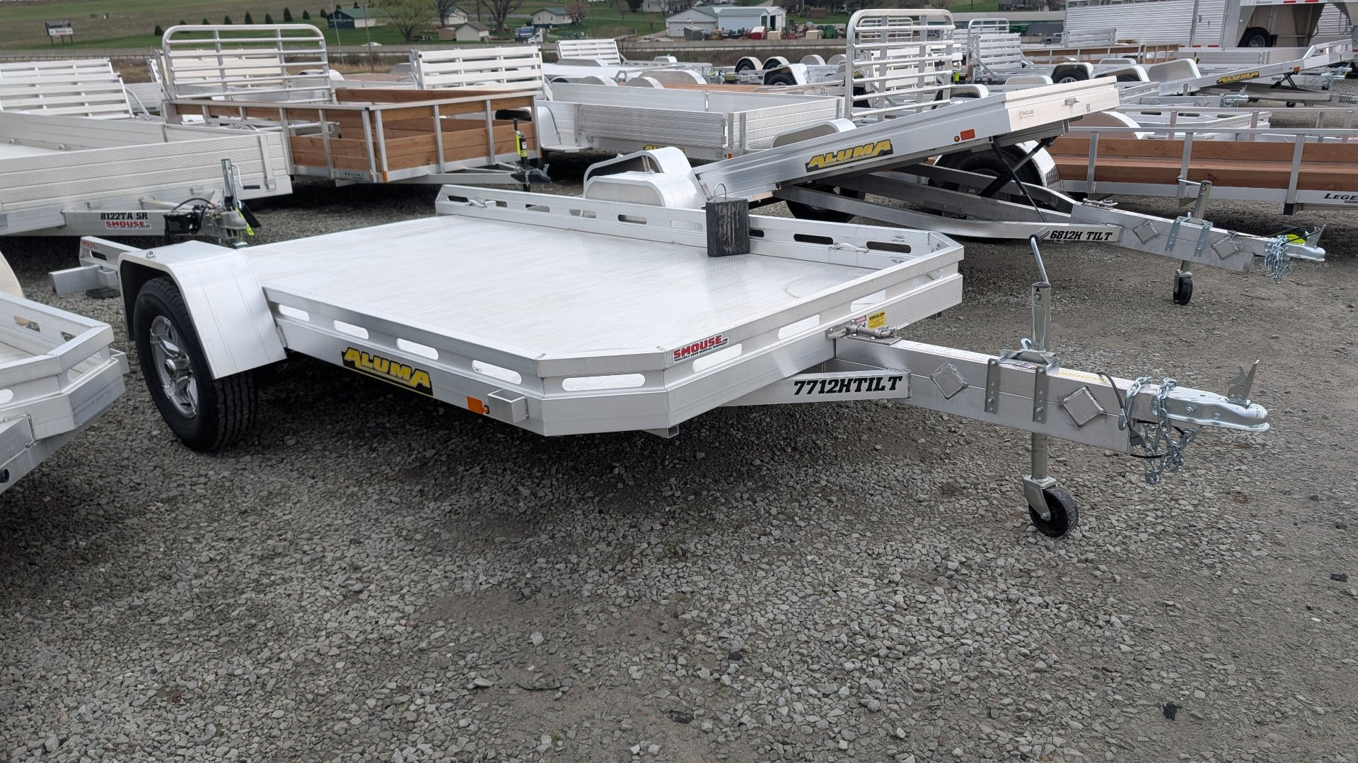 Used 2025 Aluma 6'5" x 12 HD Aluminum Tilt Trailer for sale in Mount ...