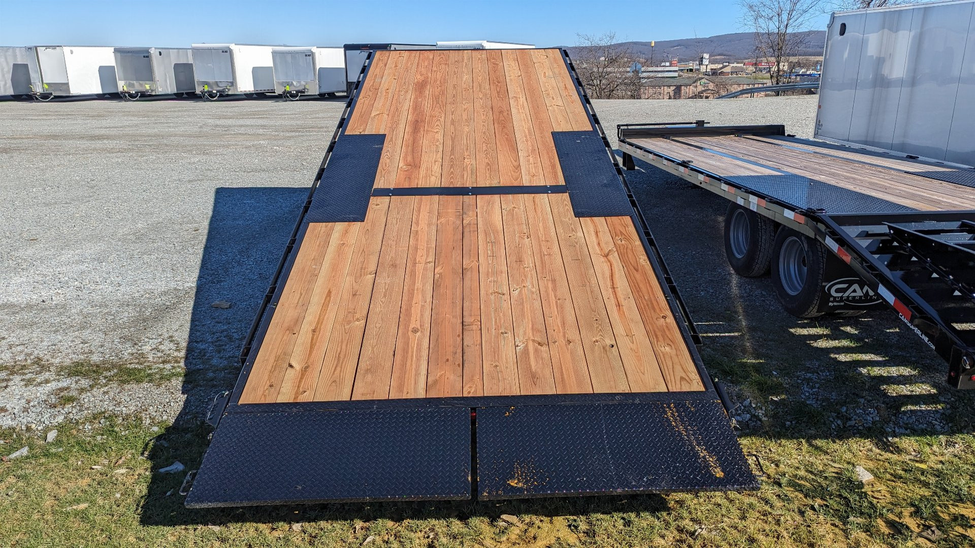 New 2025 BWise 26' (4' Stationary + 22' TILT) Deckover POWER Split Tilt Trailer