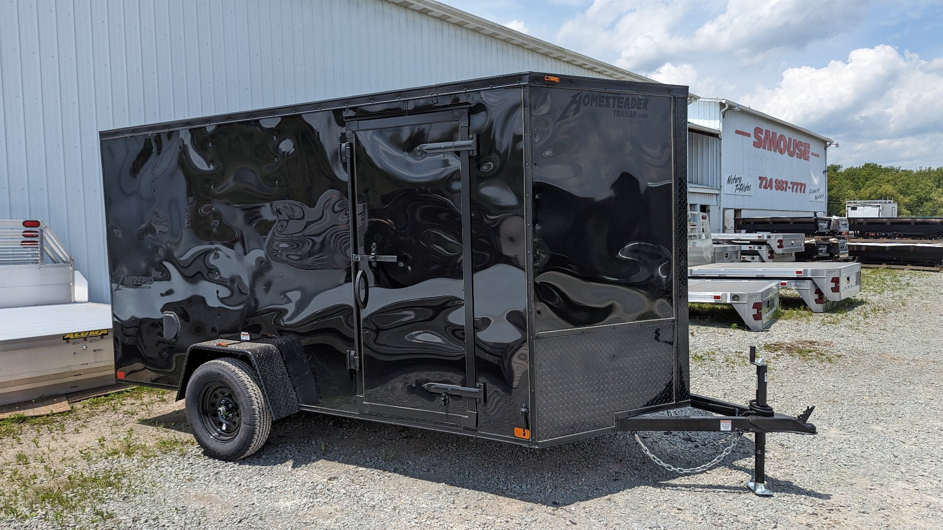New 2025 Homesteader 6x12 Intrepid V-Nose Cargo Trailer w/ Ramp Door ...