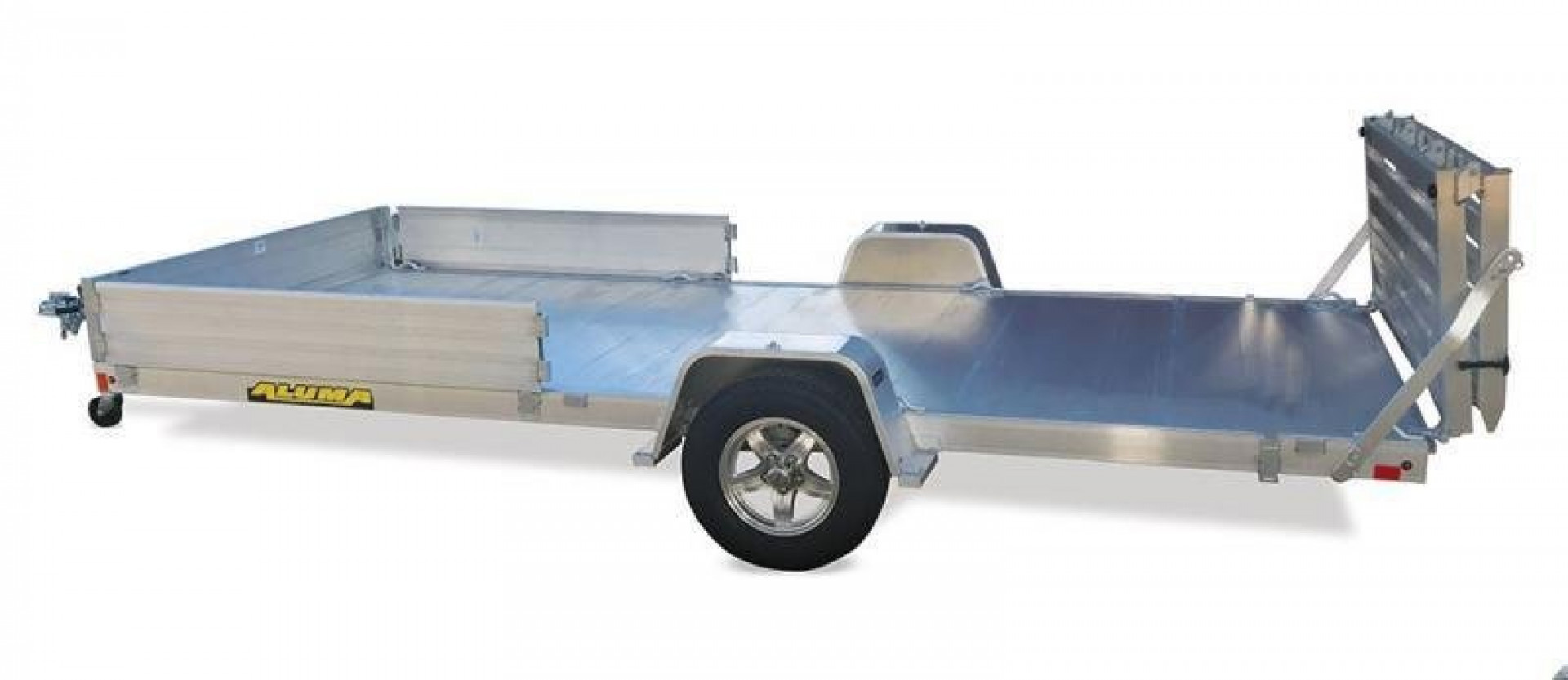 New 2025 Aluma 6'9" x 12 Utility w/ Side Ramps & Bi-Fold Gate (LEFTOVER ...