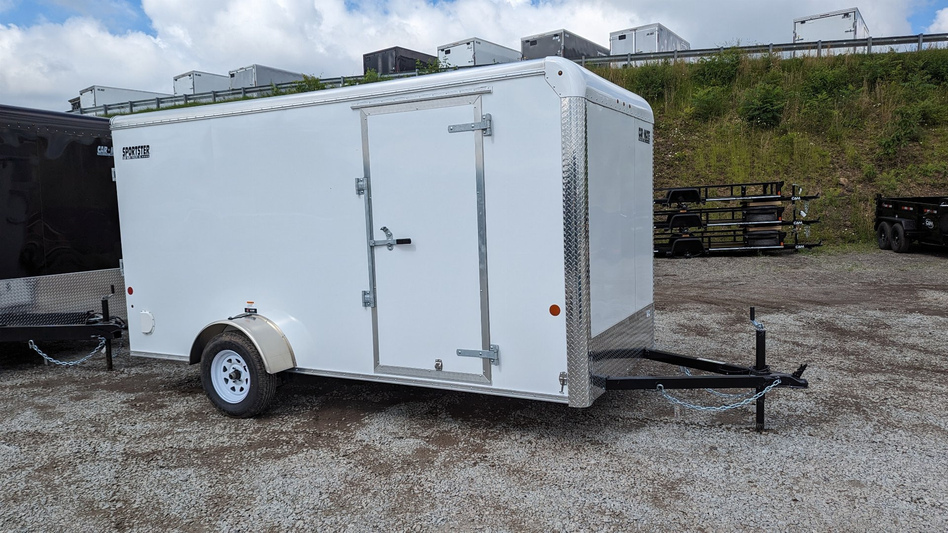 New 2025 Car Mate 6x14 Sportster Cargo Trailer w/ Barn Doors (PRICE ...