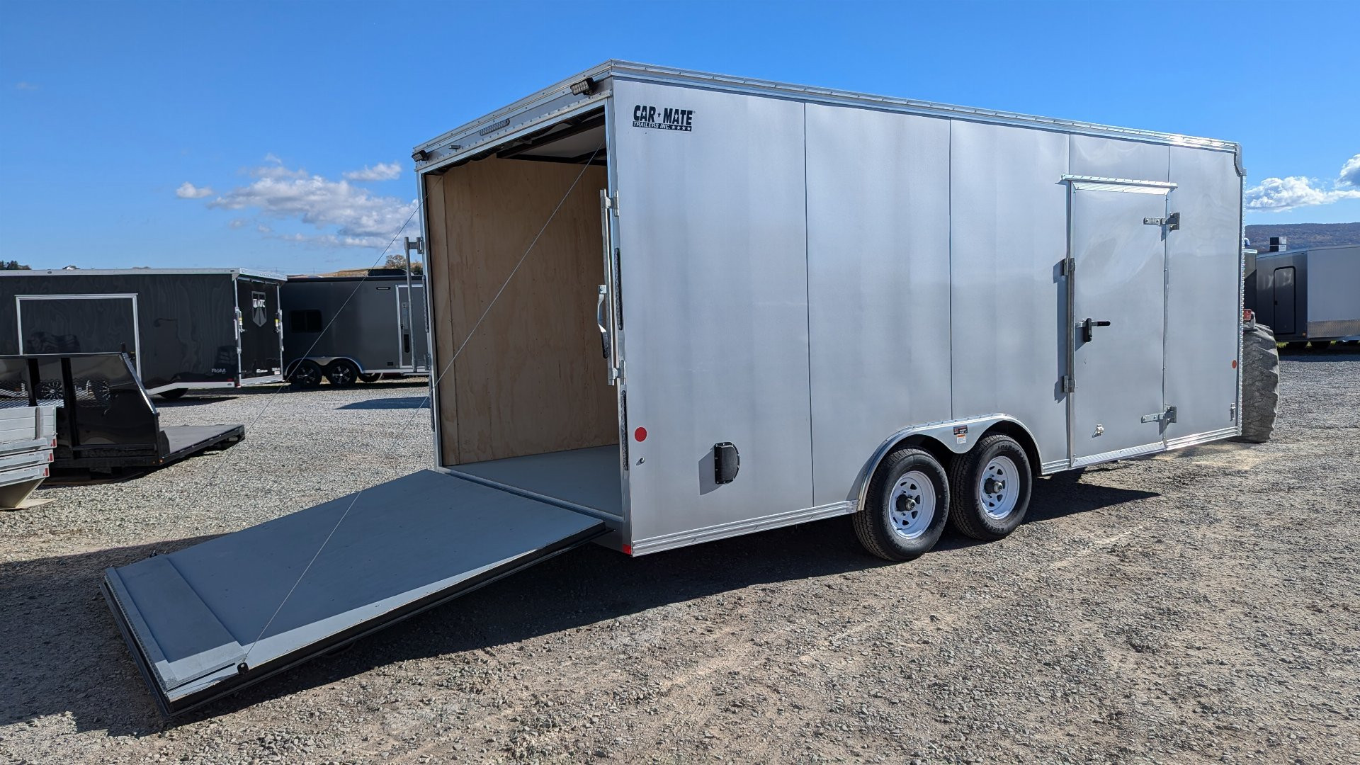 New 2025 Car Mate 8.5 x 20 HD Custom Car Hauler w/ Ramp (9990# GVWR)