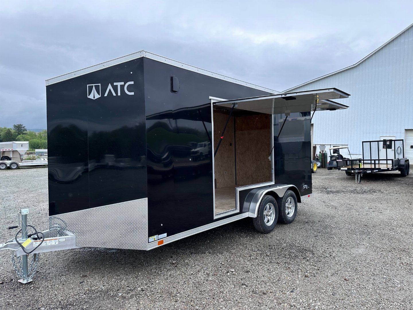 New 2025 ATC 7.5 x 16 V Nose "STo400" Aluminum Cargo Trailer