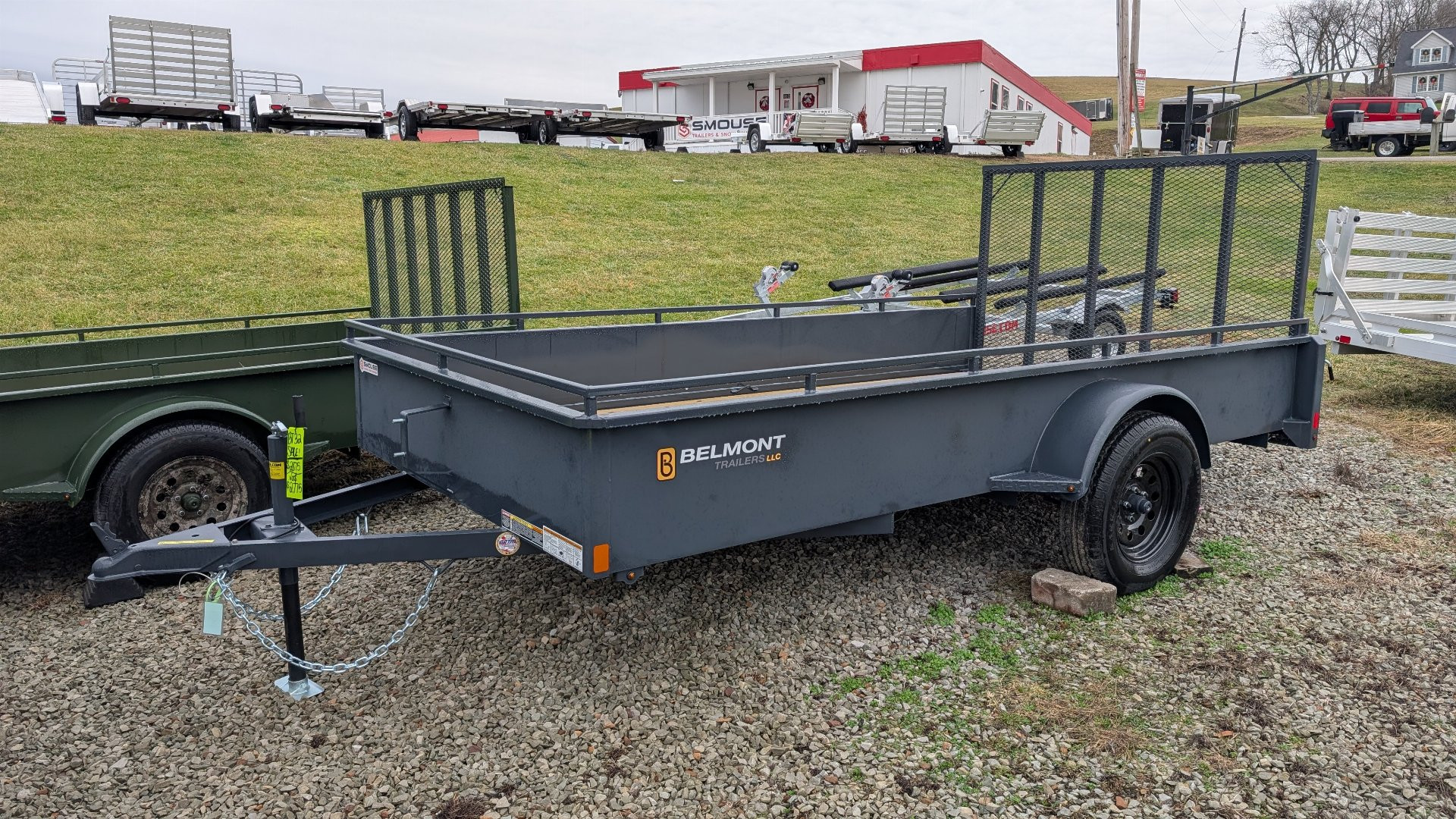 New 2025 Belmont 6x12 Solid Side Utility Trailer w/ Lay Flat Gate for ...