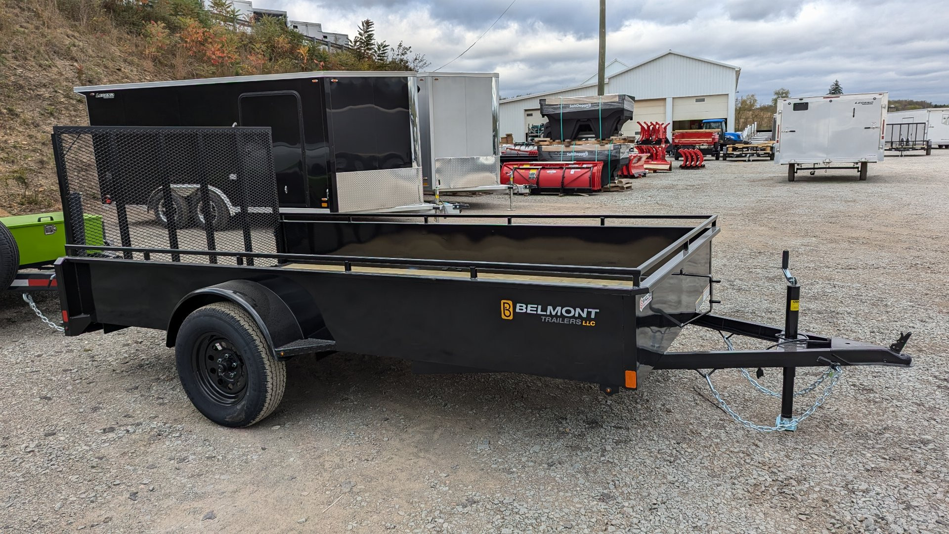 New 2025 Belmont 6x10 Solid Side Utility Trailer w/ Lay Flat Gate