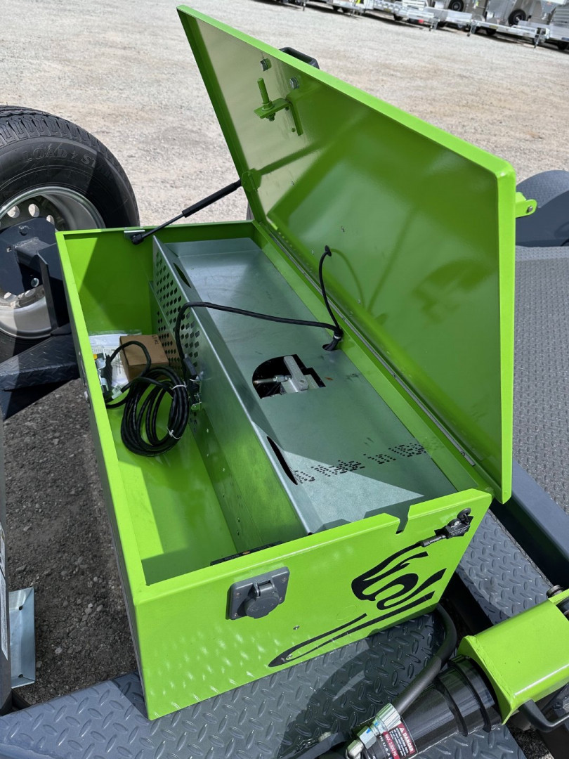 New 2024 "FlatTrak" by Belmont 7x14 HD Lay Flat Tilt Equipment Hauler ...