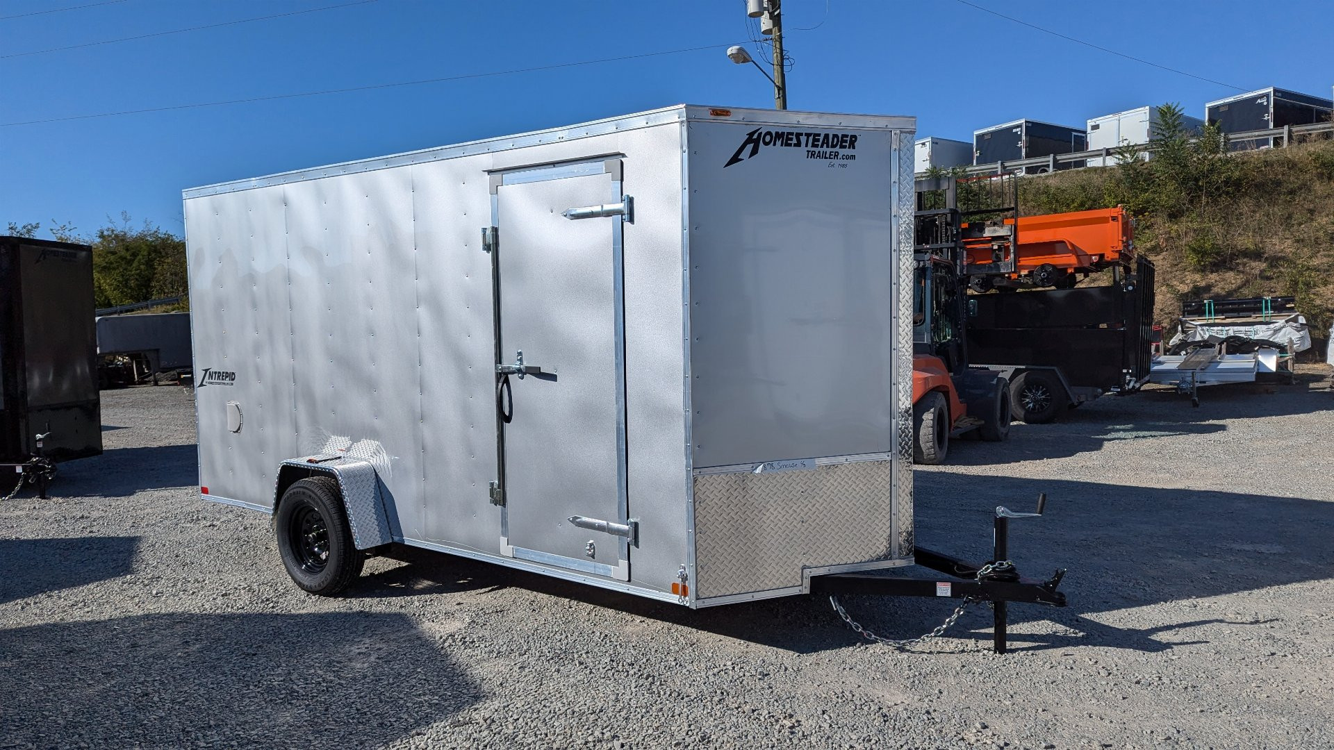 New 2025 Homesteader 6x14 Intrepid V-Nose Cargo Trailer w/ Ramp Door ...