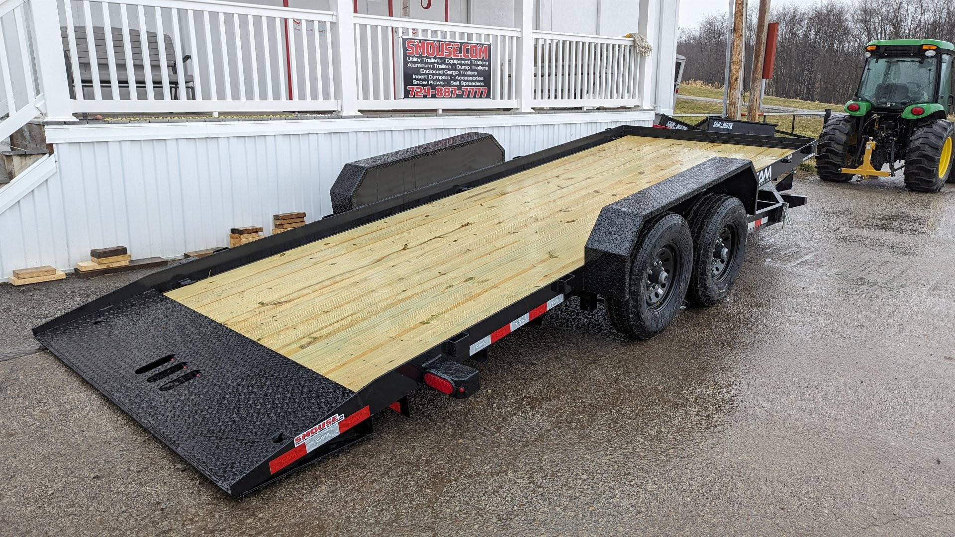 New 2024 CAM Superline 20' Lo Pro Full Tilt Trailer