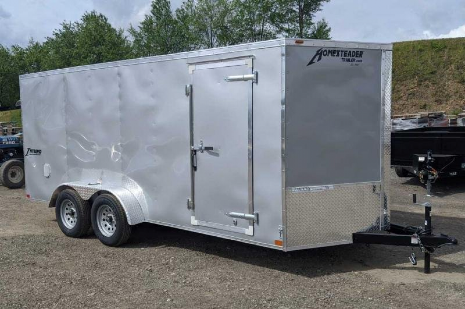 New 2024 Homesteader 7x16 Intrepid V-Nose Cargo Trailer w/ Ramp Door