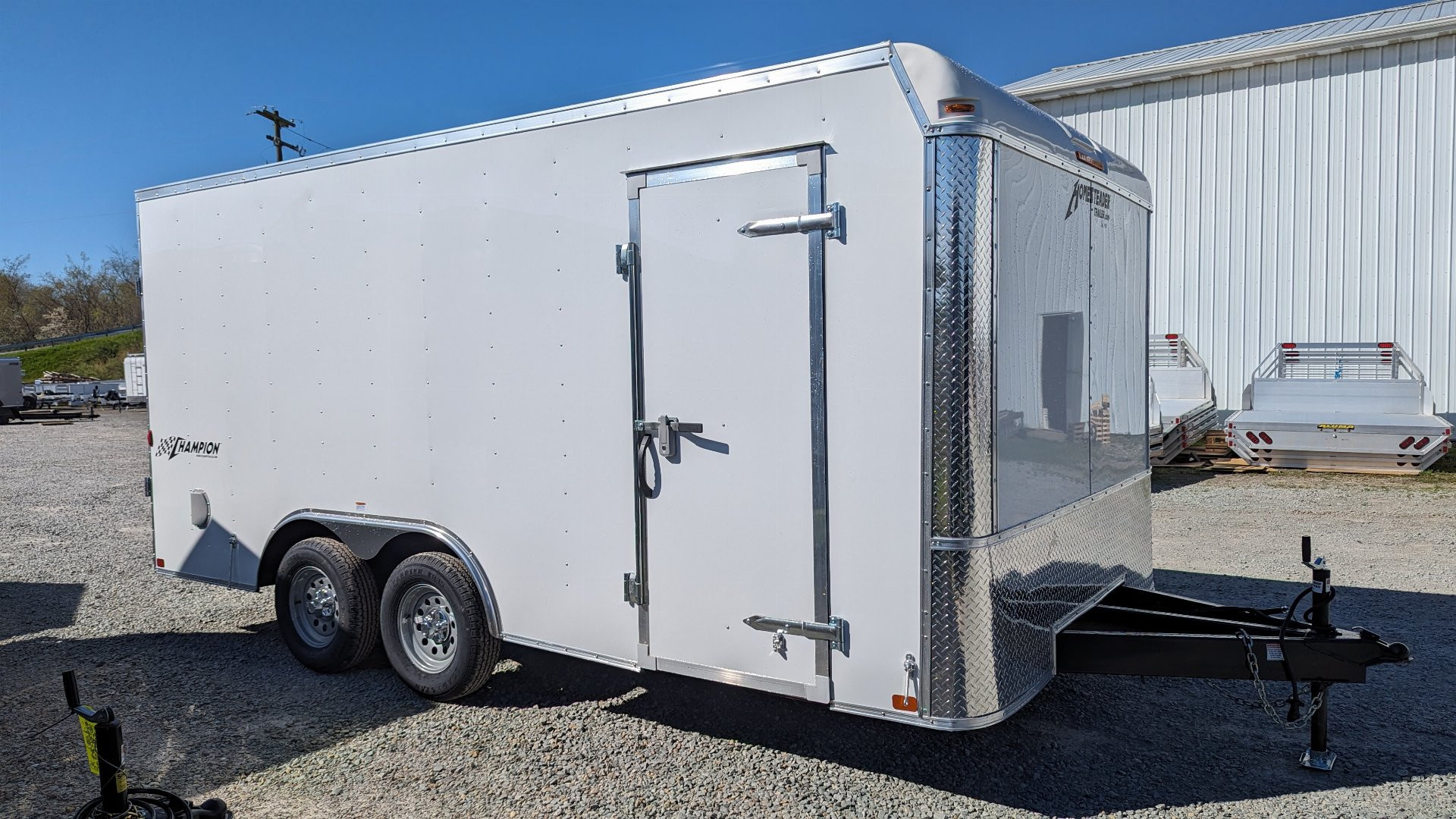 New 2024 Homesteader 8.5 x 16 Champion Cargo Trailer w/ Barn Doors ...