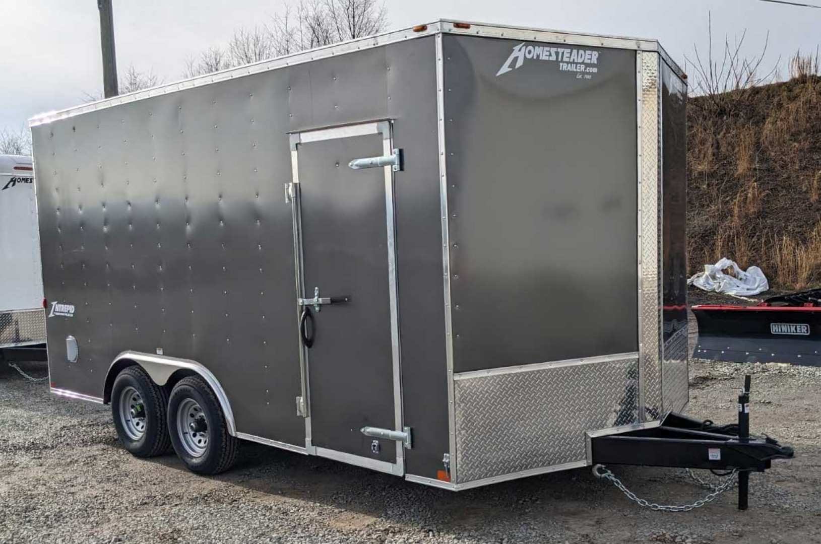 New 2024 Homesteader 8.5x16 Intrepid V-Nose Cargo Trailer w/ Ramp for ...