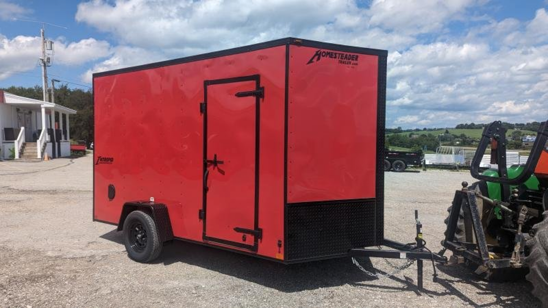 New 2024 Homesteader 7x12 Intrepid V-Nose Cargo Trailer w/ Ramp Door ...