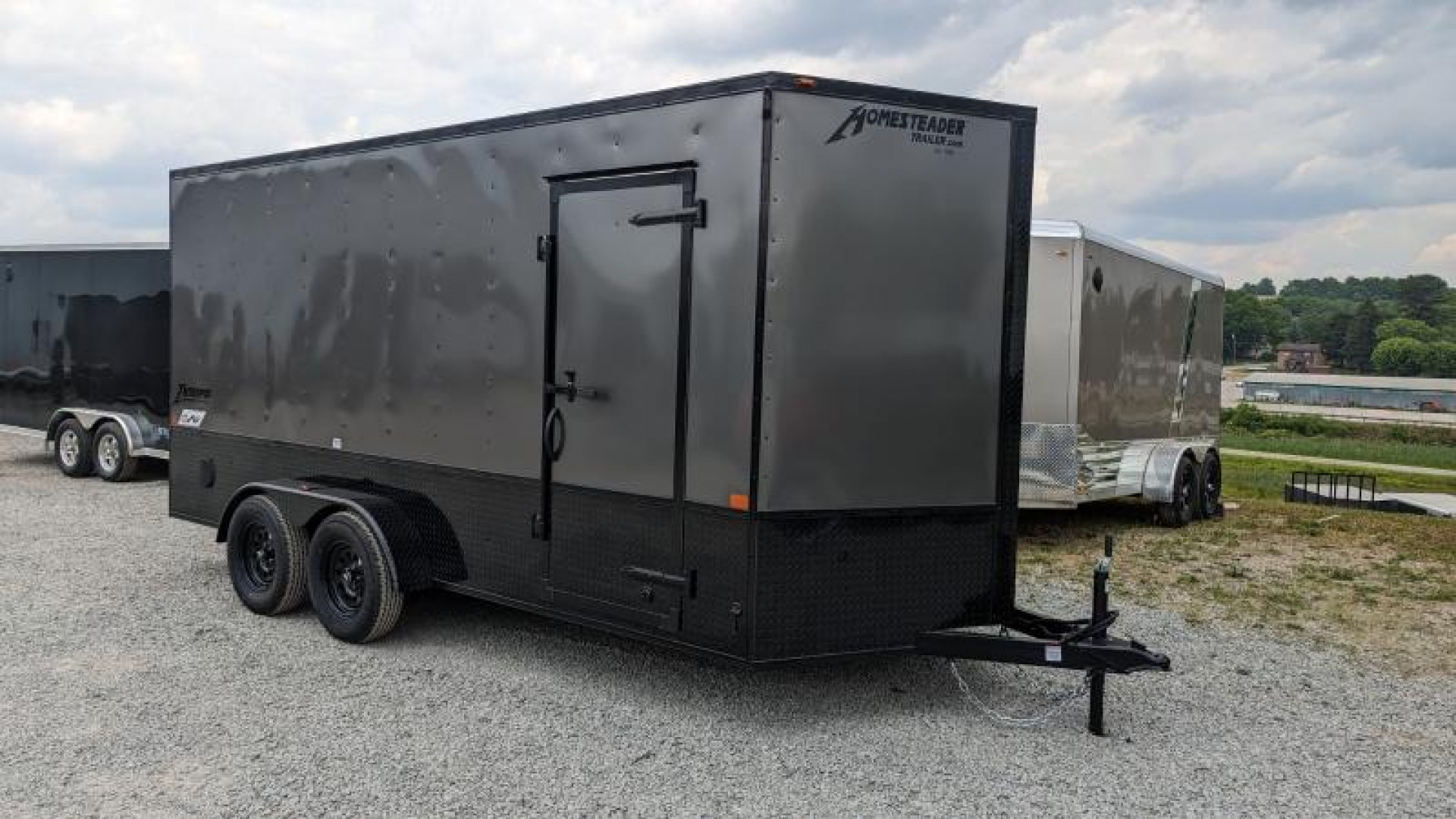 New 2024 Homesteader 7x16 Intrepid OHV V-Nose Cargo Trailer w/ Ramp ...
