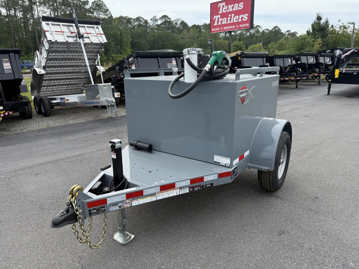 New EV500 Thunder Creek Equipment 500 Gallon Fuel Trailer
