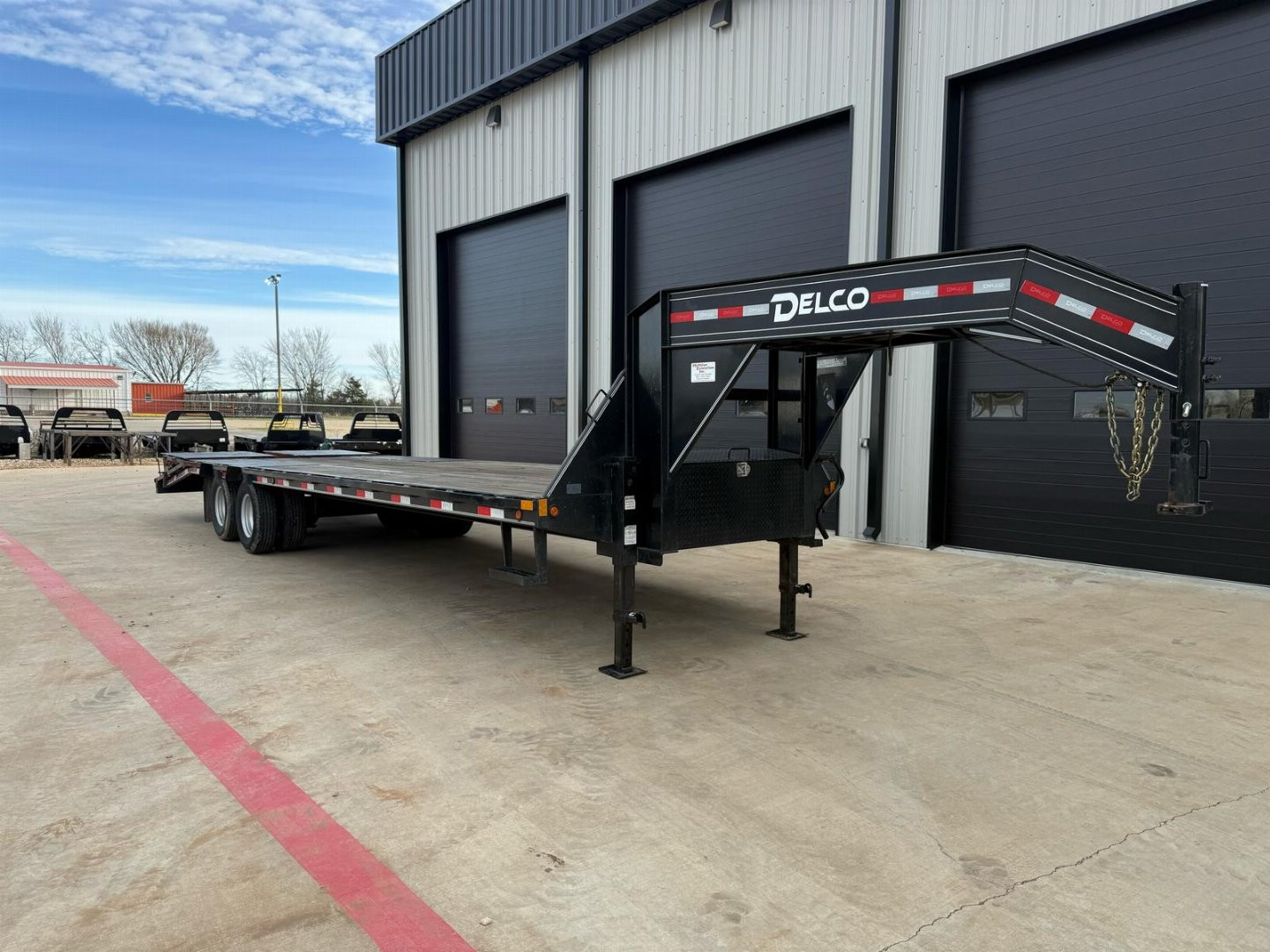 Used 2021 Delco Trailers FD30 Flatbed Trailer 12409