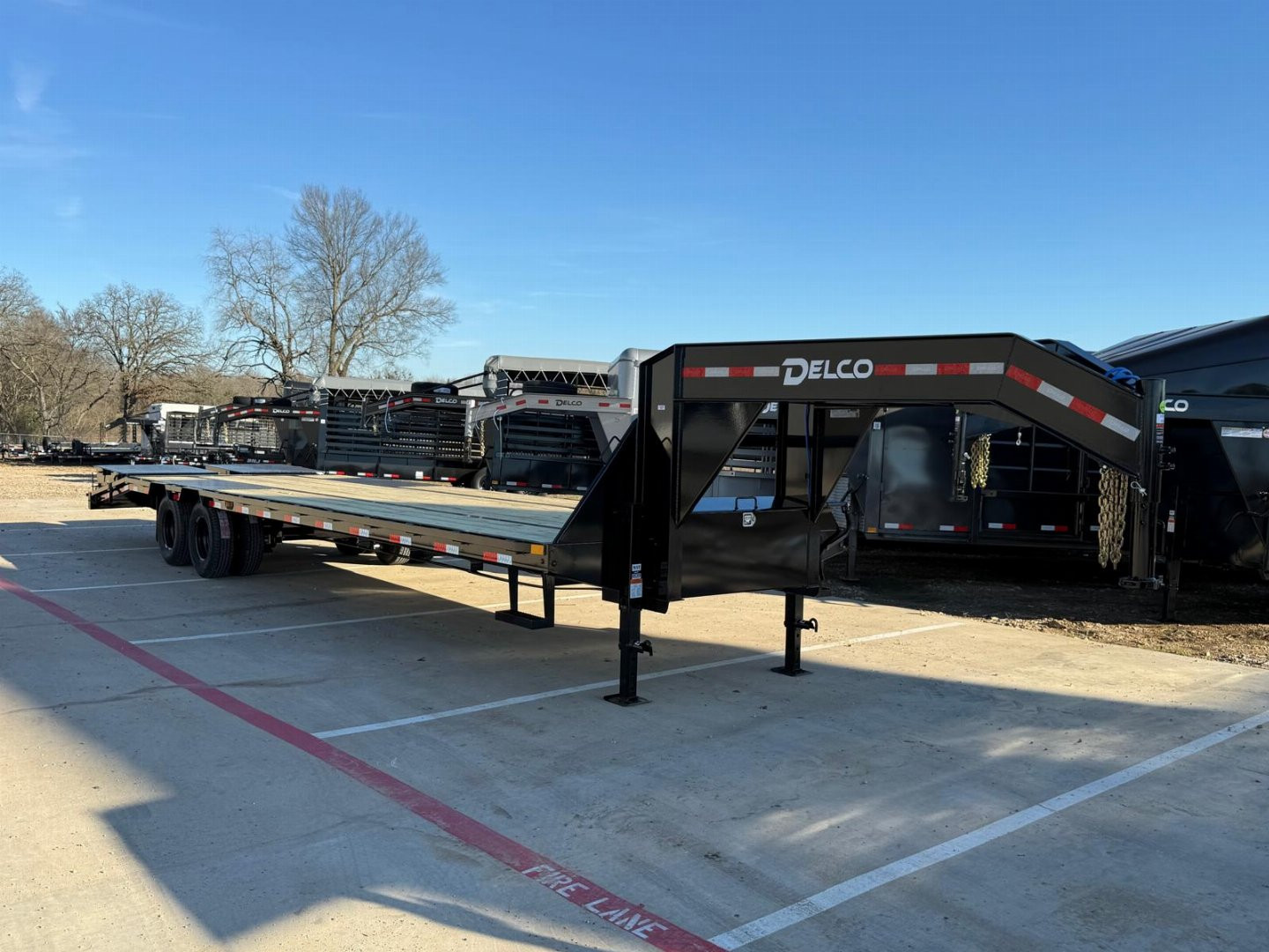 New 2025 Delco Trailers FD32 Flatbed Trailer