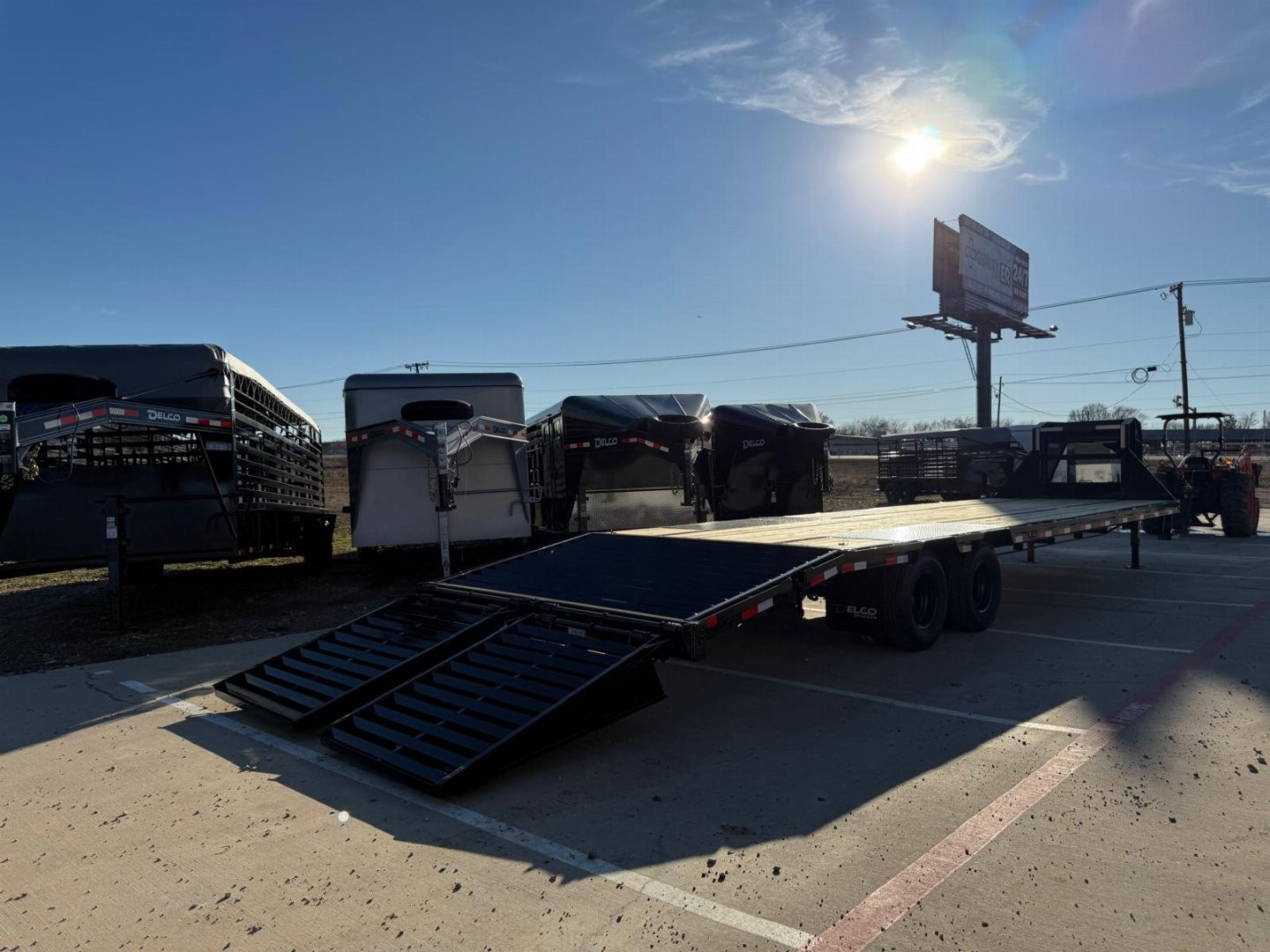 New 2025 Delco Trailers FD32 Flatbed Trailer