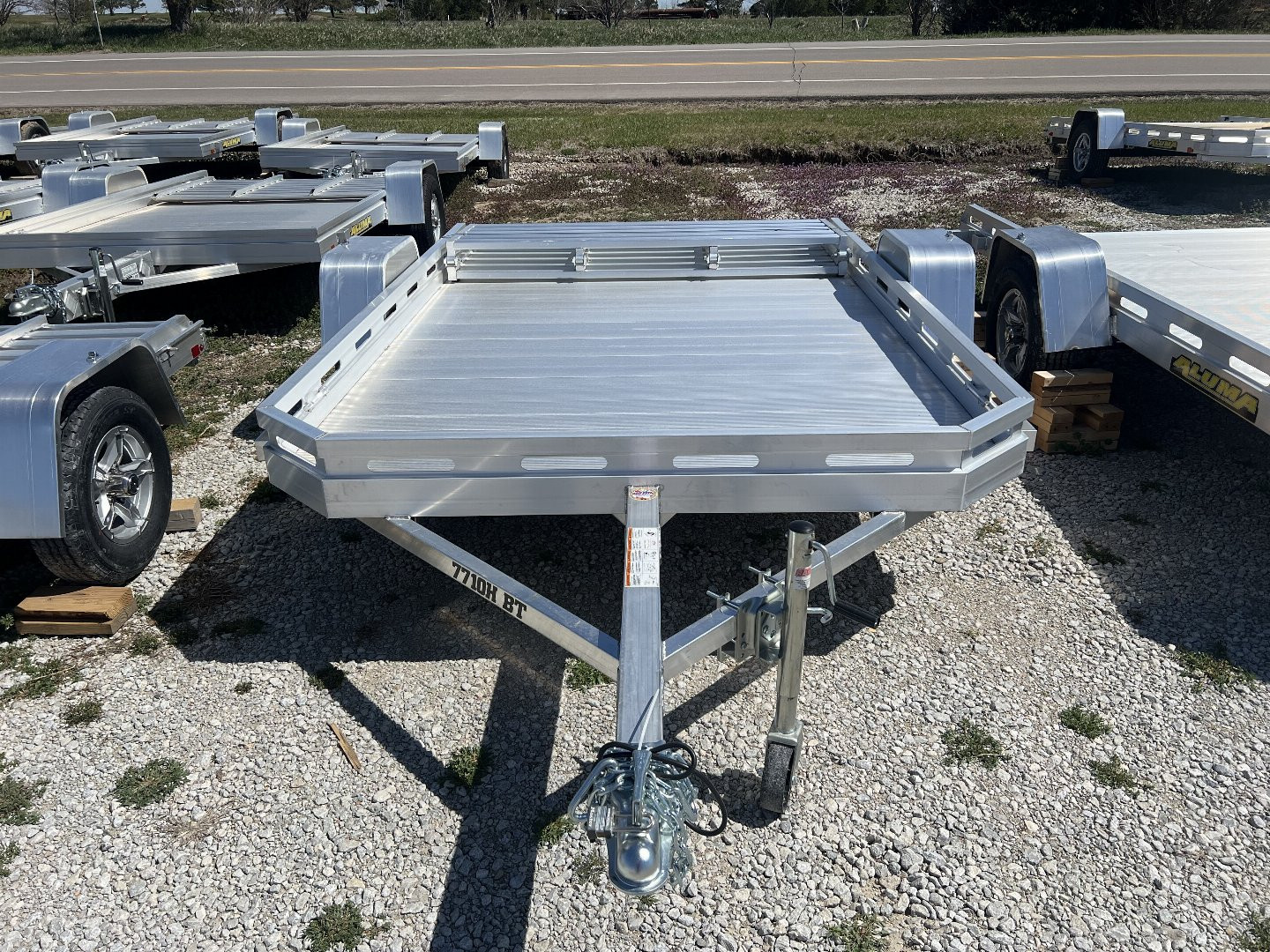 New 2025 Aluma 7710H-S-BT Utility Trailer