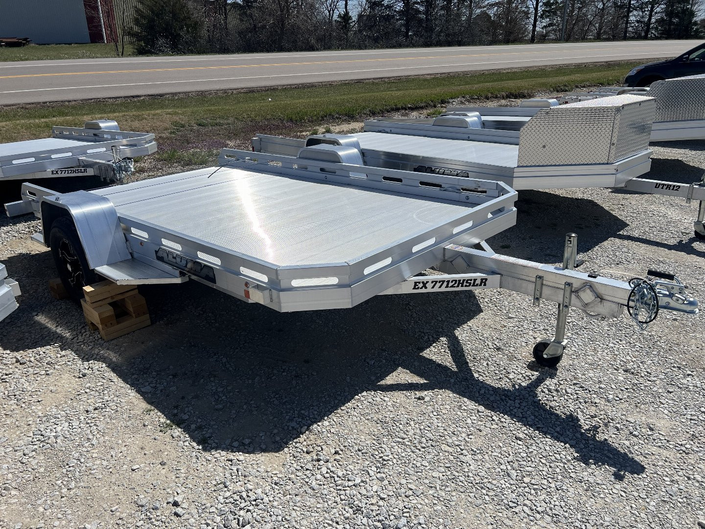 New 2025 Aluma EX7712HSLR-S-R Utility Trailer for sale in Sutton, NE