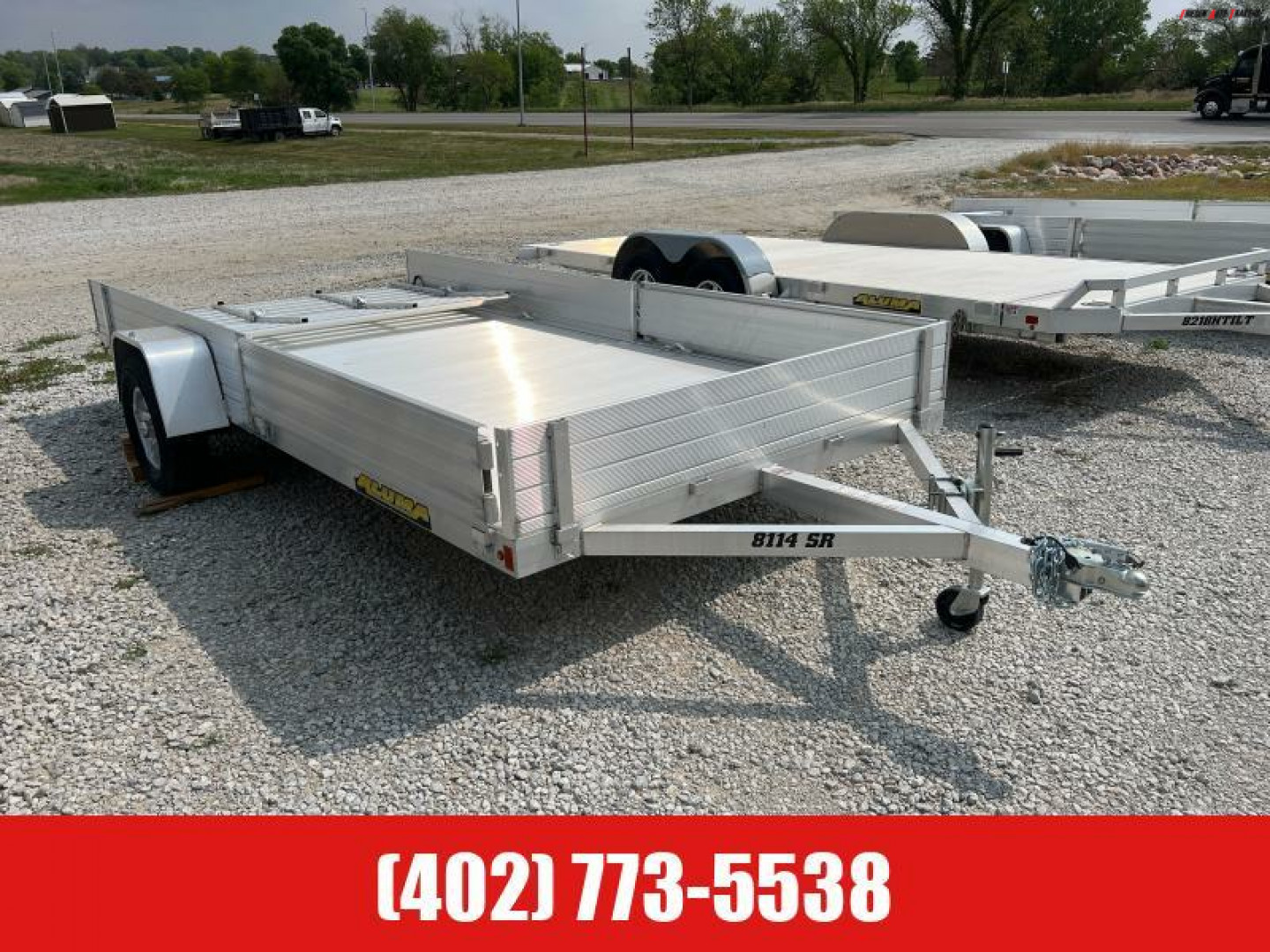 New 2024 ALUMA 8114-BT-SR Utility Trailer for sale in Aurora, NE
