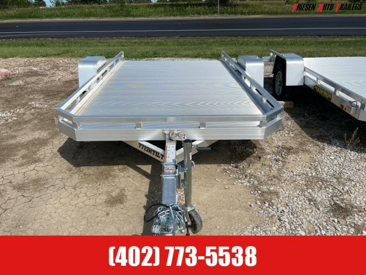 New 2024 Aluma 7712H-TILT-S Utility Trailer