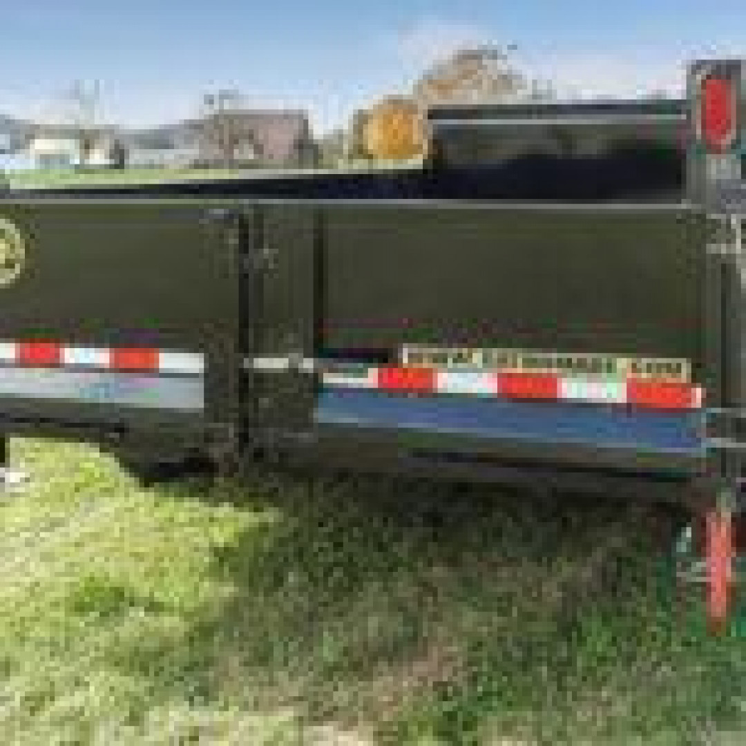 New 2025 GATORMADE TRAILERS Gooseneck Dump Trailer 16 ft 14k GVWR Dump ...