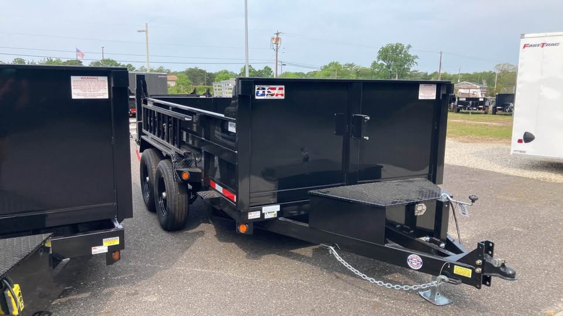 New 2026 Quality Steel and Aluminum 7x12 Dump Trailer