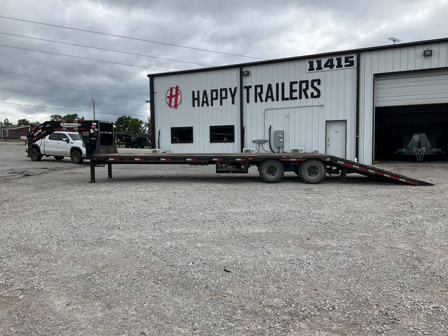 Used *USED* 2017 EZ-Haul 102"x34' GN Flatbed Trailer for sale in Tulsa, OK