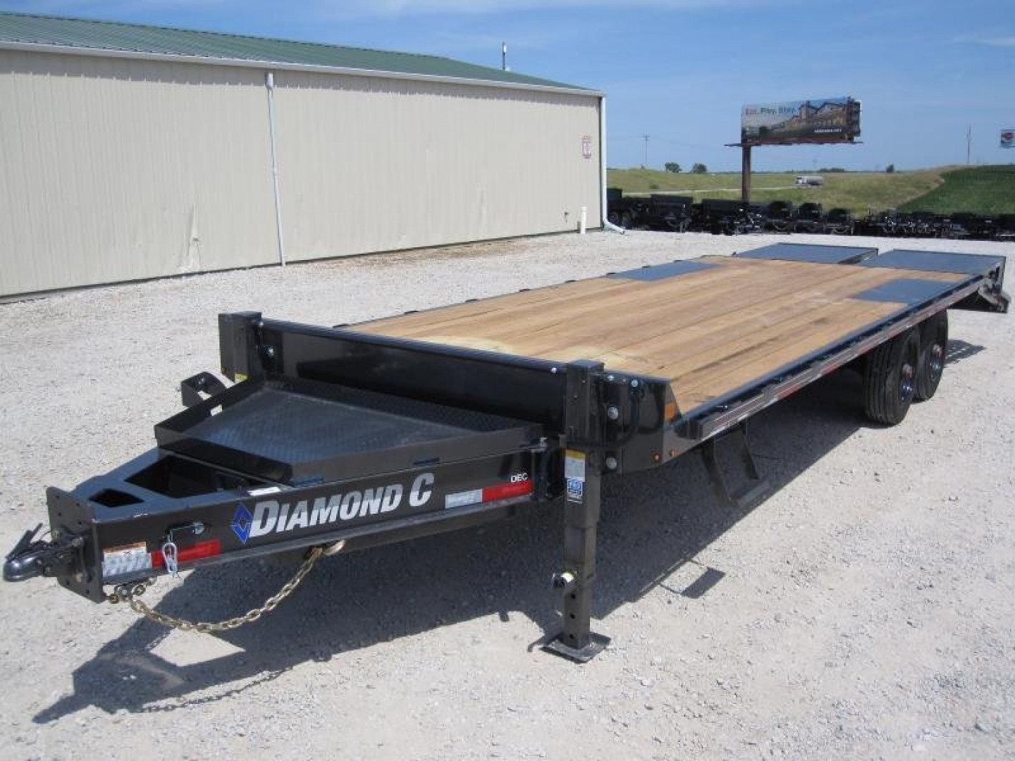 New 2025 DIAMOND C TRAILERS 102x24 DEC-210 Flatbed Trailer