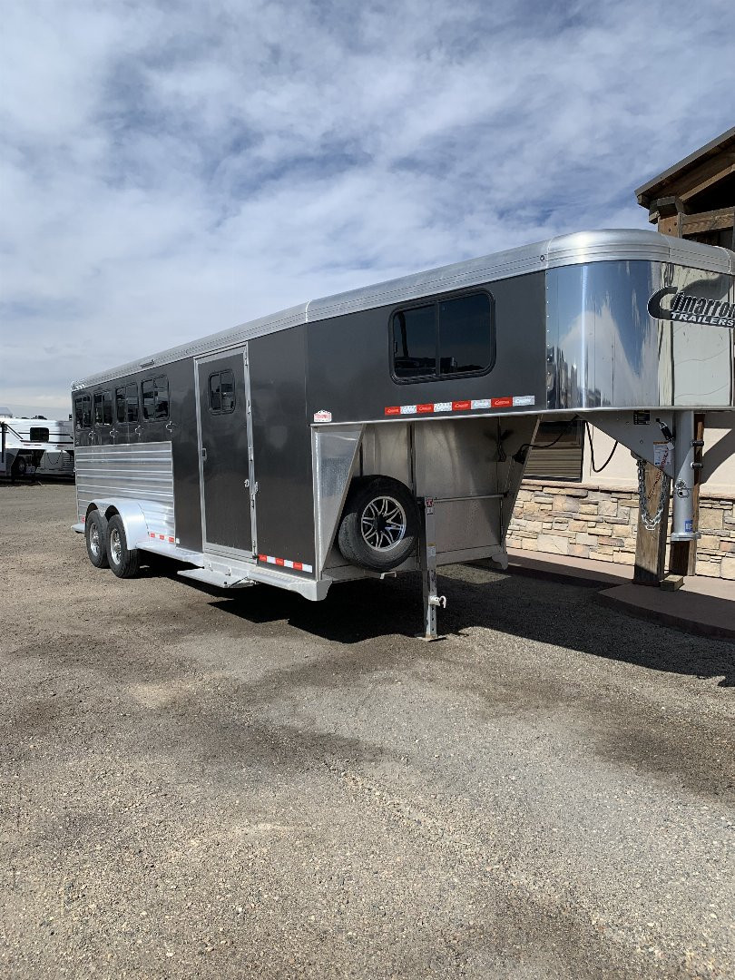Used 2022 Cimarron Trailers Norstar 4 Horse Trailer