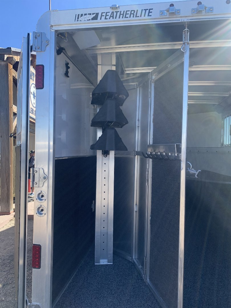 New 2025 Featherlite Trailers 9600 3 H Slant Horse Trailer