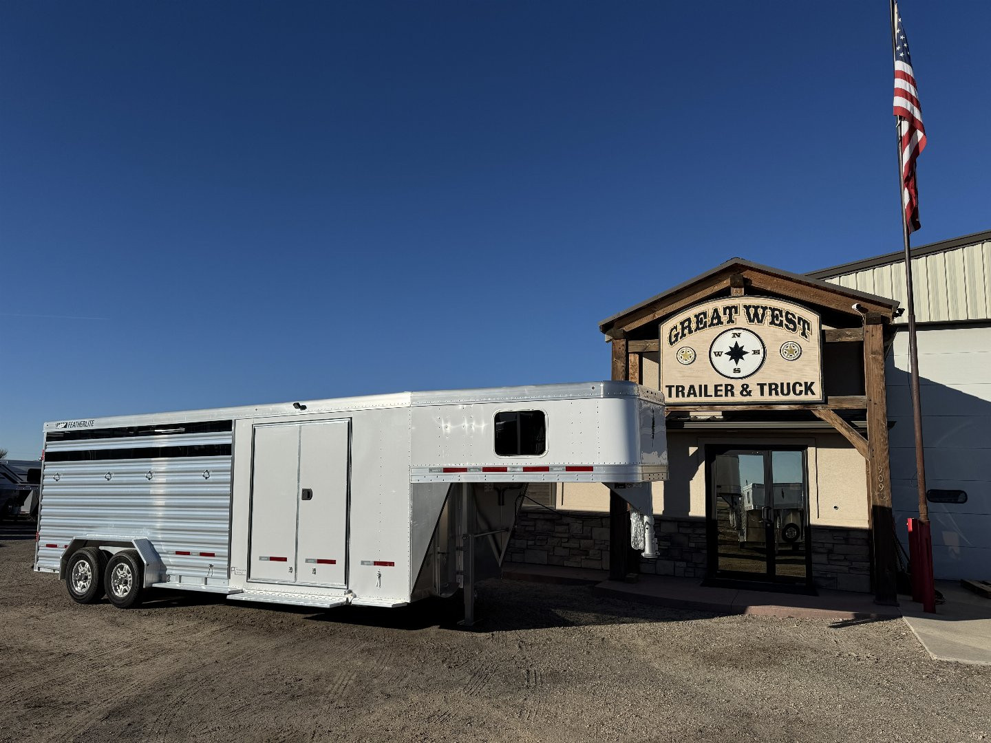 New 2025 Featherlite Trailers 9600 PREMIER TACK Horse Trailer