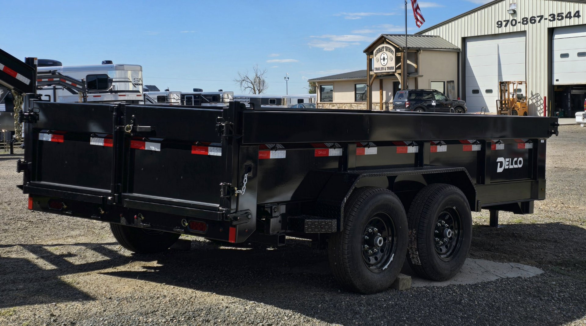 New 2024 Delco Trailers D3 (Heavy Duty)16' 14K BP Dump Trailer