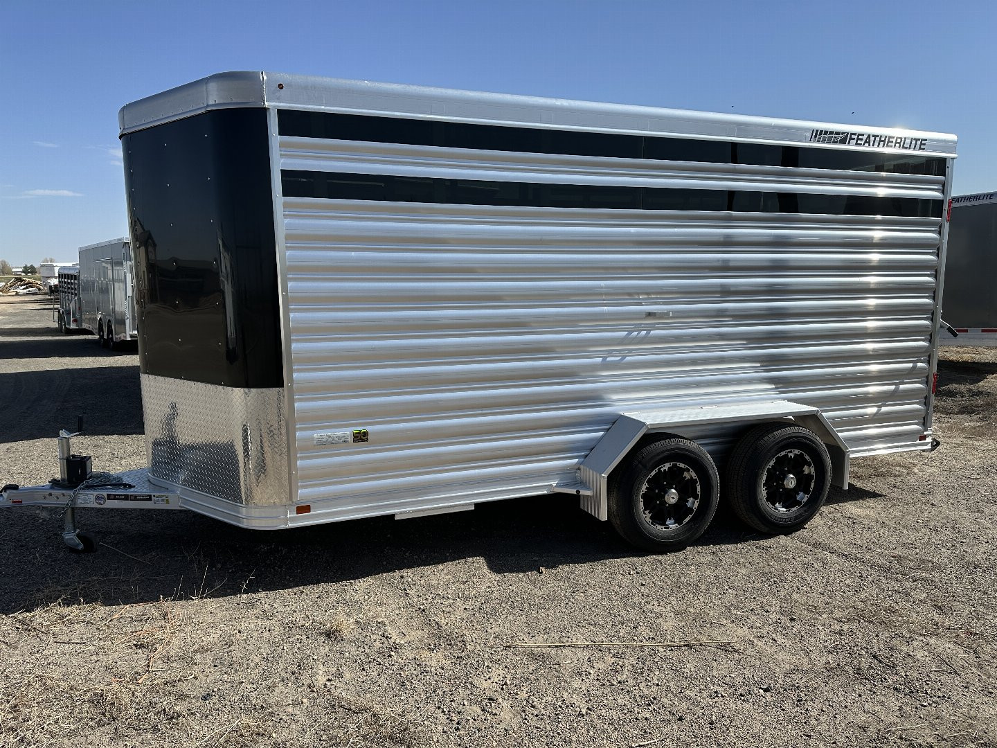 New 2023 Featherlite 8107 PERFECTFIT STOCK Stock / Stock Combo Trailer ...