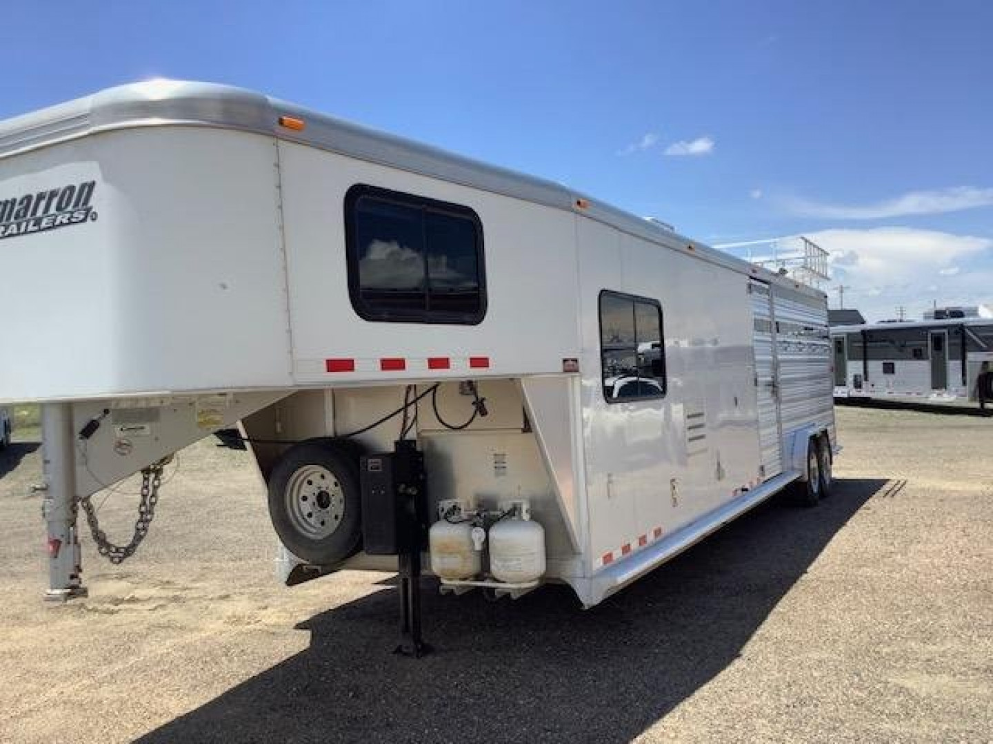 Used 2012 Cimarron Trailers Stock Combo Living Quarters Horse Trailer ...