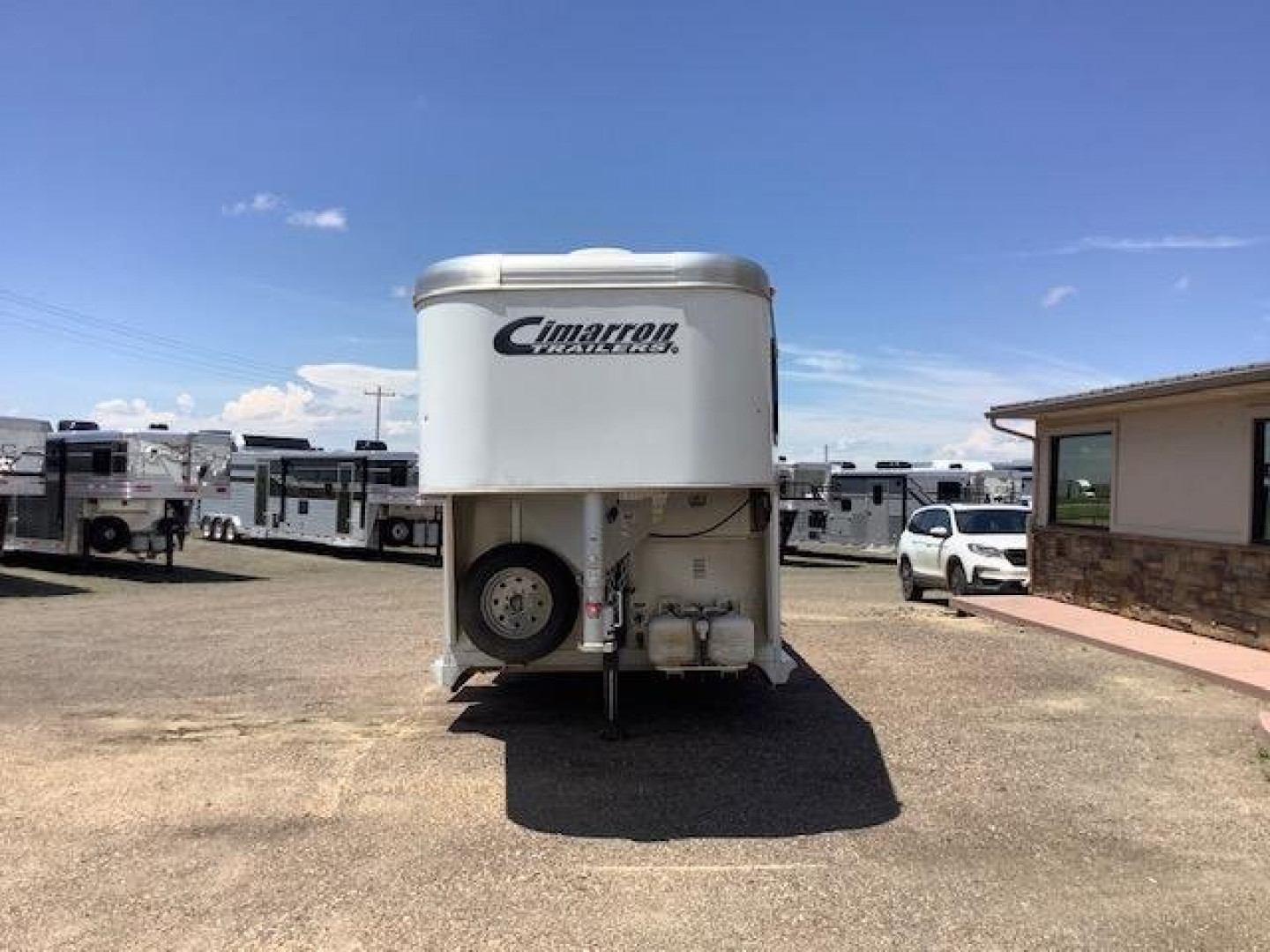 Used 2012 Cimarron Trailers Stock Combo Living Quarters Horse Trailer ...