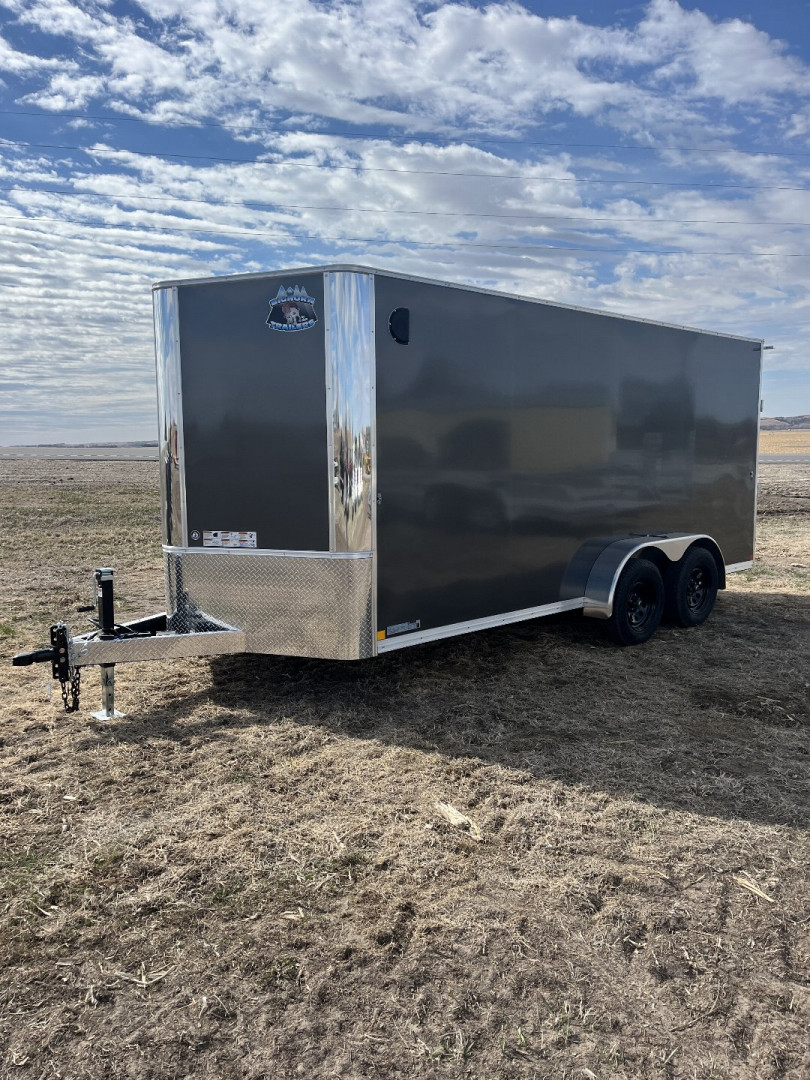 New 2025 Big Horn Trailer Contractor7x16 Cargo / Enclosed Trailer
