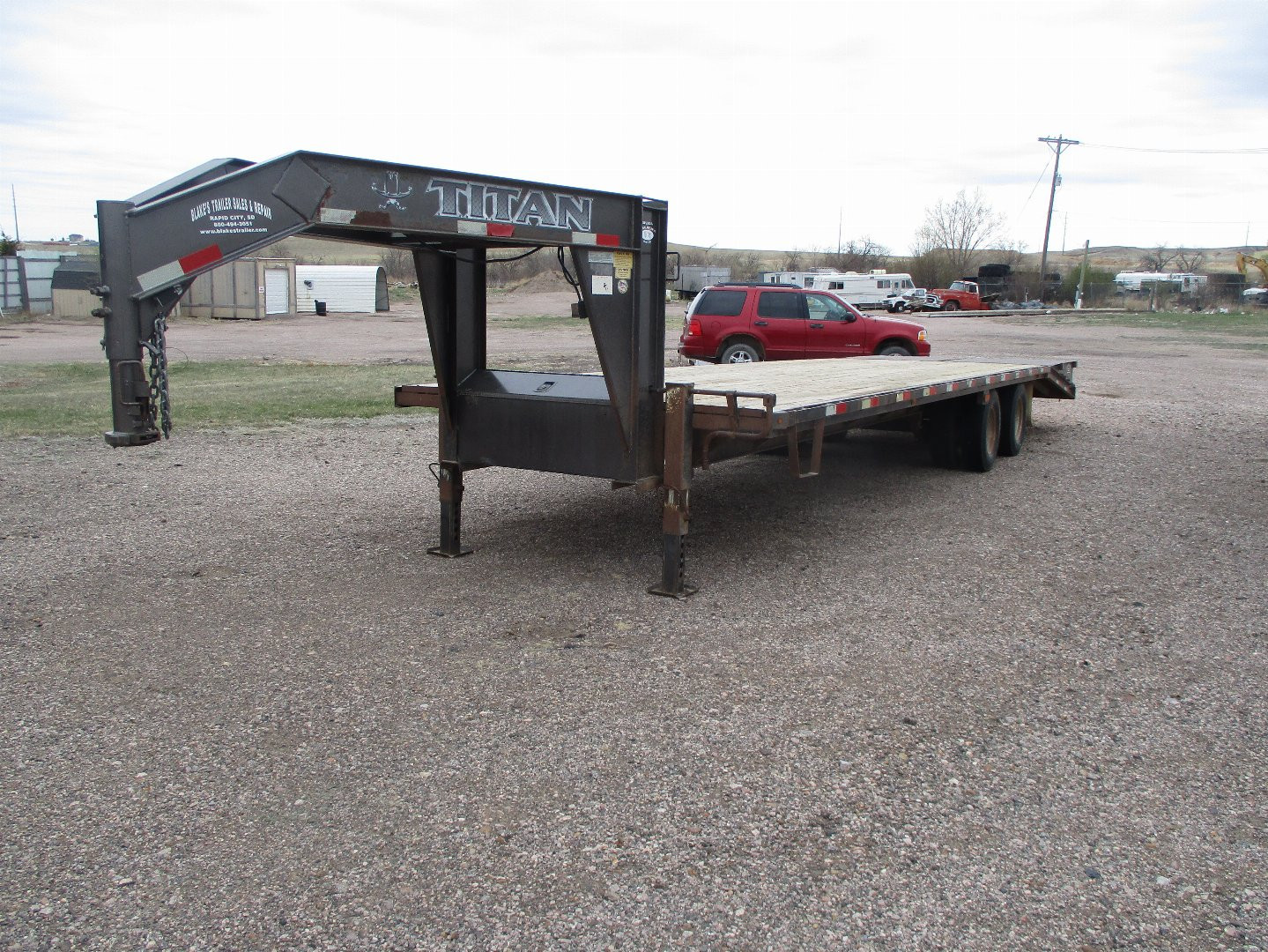 Used 2013 Titan Trailer Flatbed Trailer