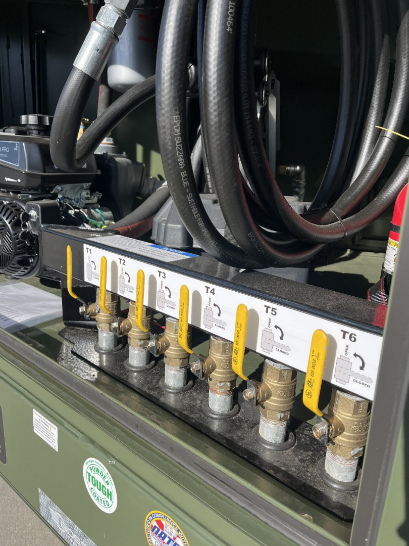 New 2025 Boss Trailers 660 (6-110gal.) Multi Tank Fuel Trailer