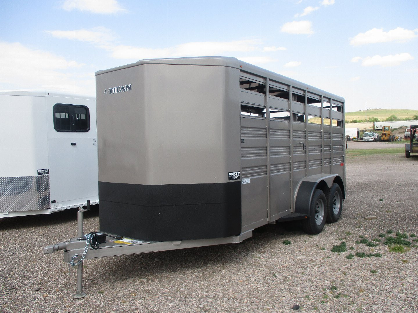 New 2025 Titan Trailer CHALLENGER Stock / Stock Combo Trailer 6'8 X 16