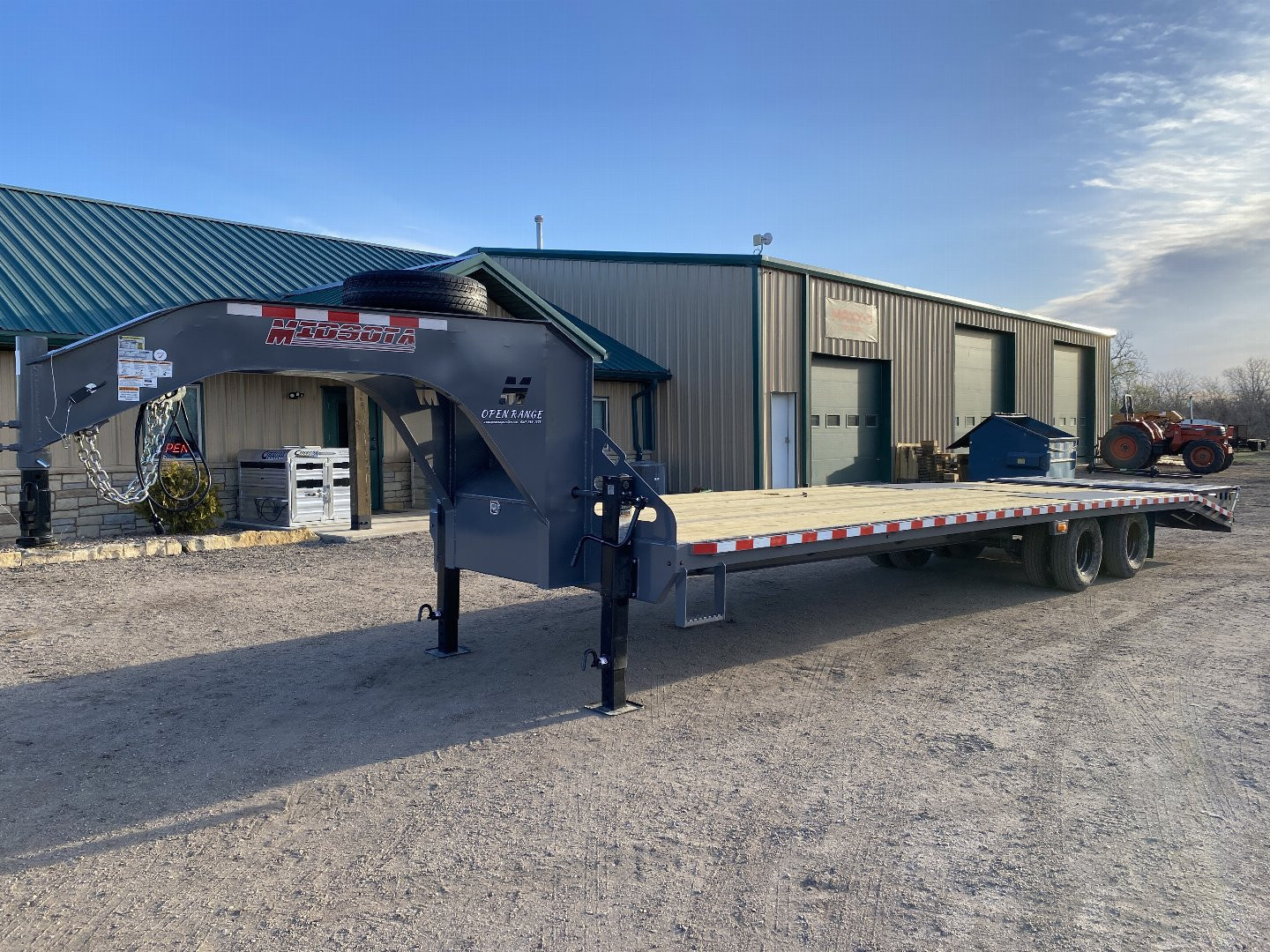 New 2025 Midsota 102x32 Flatbed Trailer