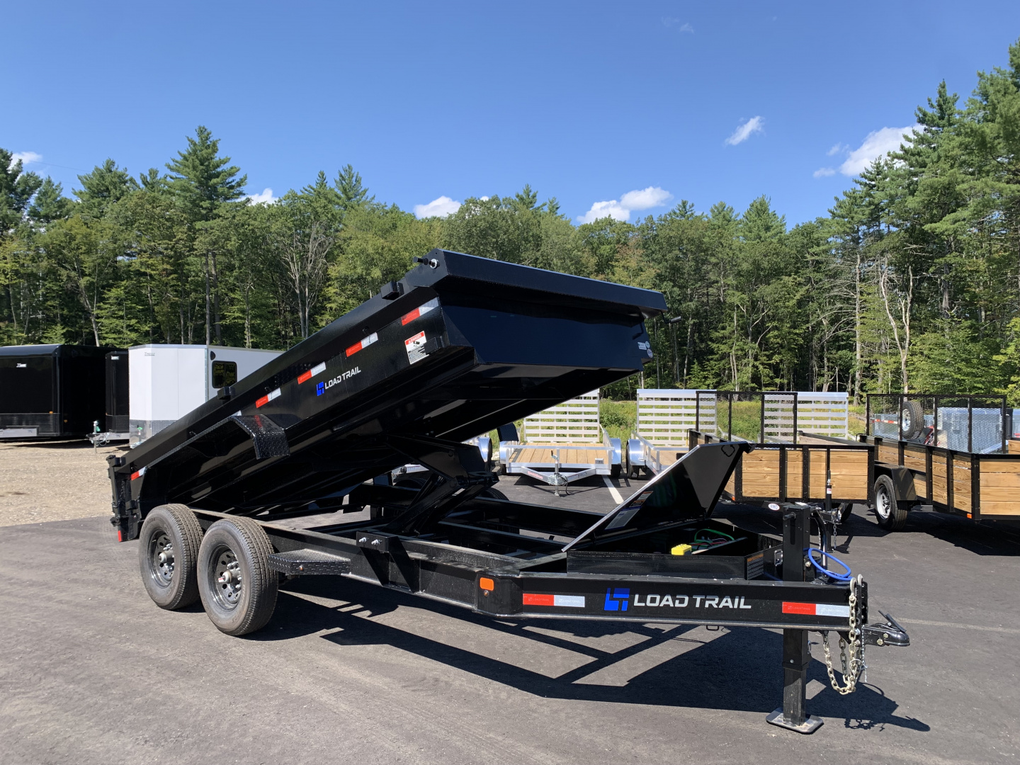 New 2025 LOAD TRAIL 7x14-DE Dump Trailer/ I BEAM Frame/ 18" sides ...