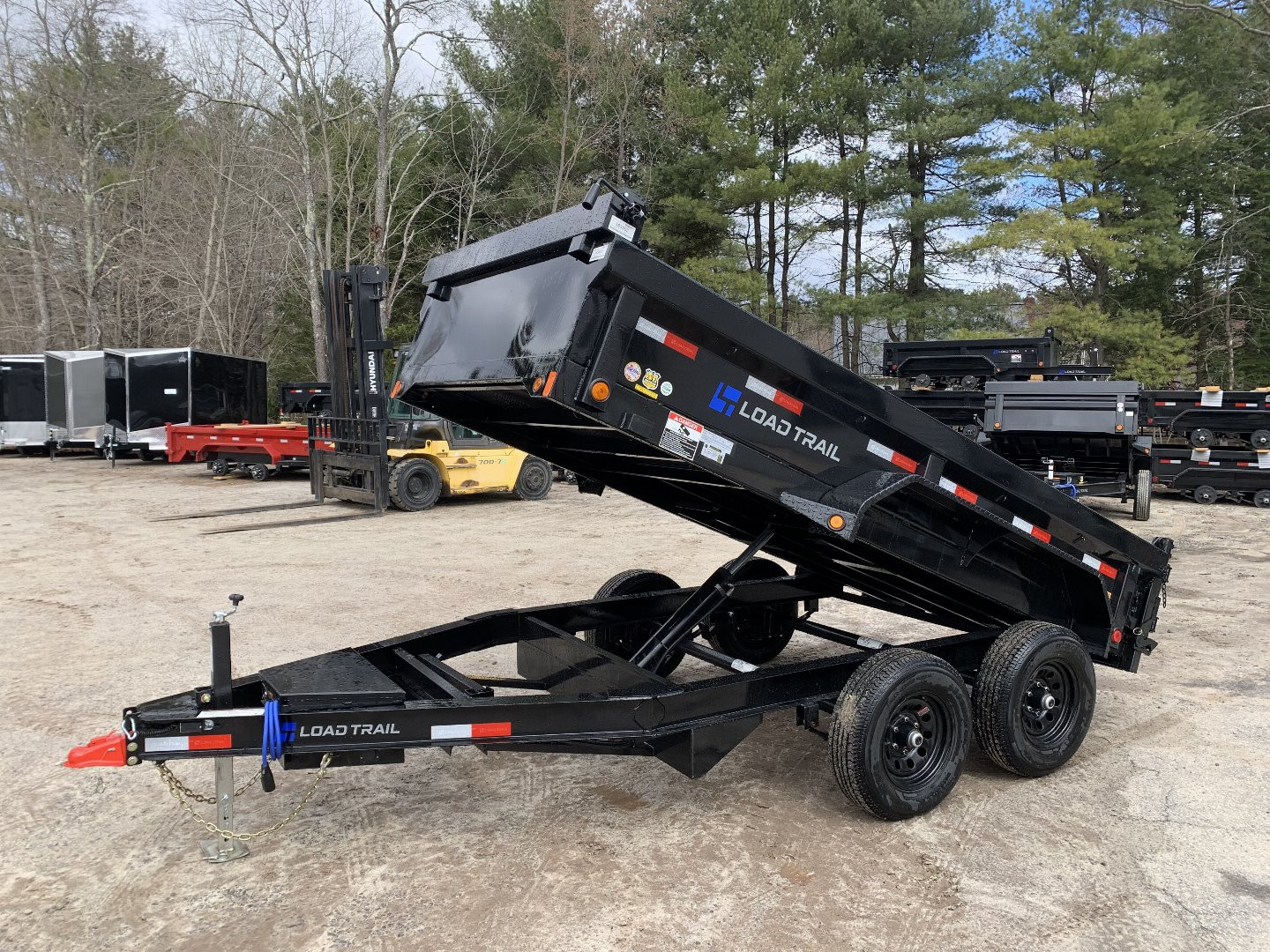 New 2025 LOAD TRAIL 6X12-DE Dump Trailer/ I BEAM Frame/ Ramps & Tarp ...