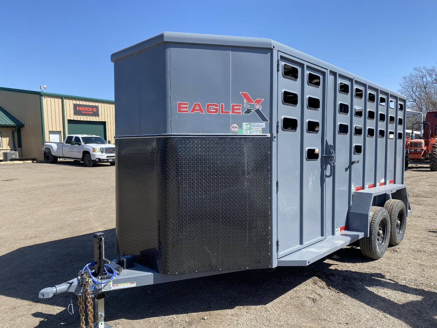 New 2025 Eagle X Trailers 6'8"x16' Livestock Trailer