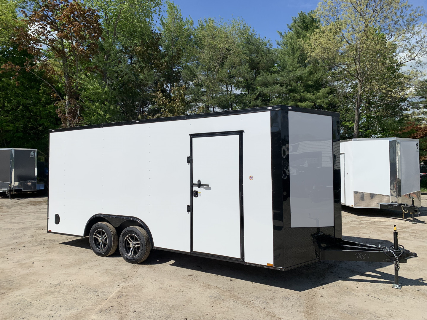 New 2025 SPARTAN 8.5X18 + 2ft V nose/ 7' Int Height/ Blackout/ .080 ...