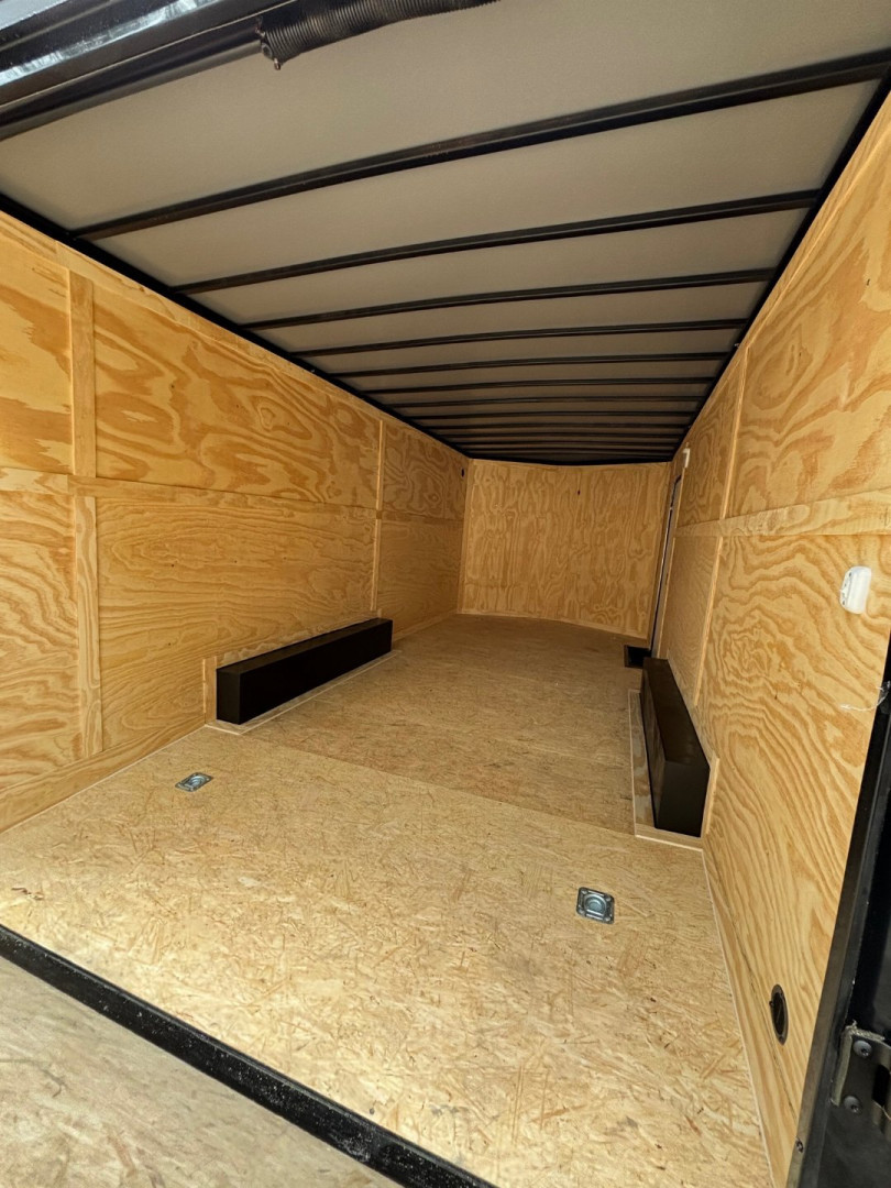 New 2025 SPARTAN 8.5X18 + 2ft V nose/ 7' Int Height/ Blackout/ .080 ...