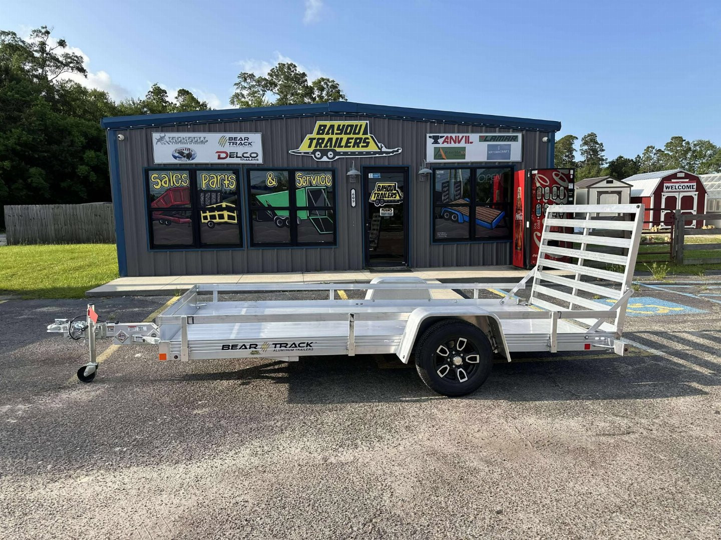 New 2025 Bear Track 5.5x12SA Utility Trailer